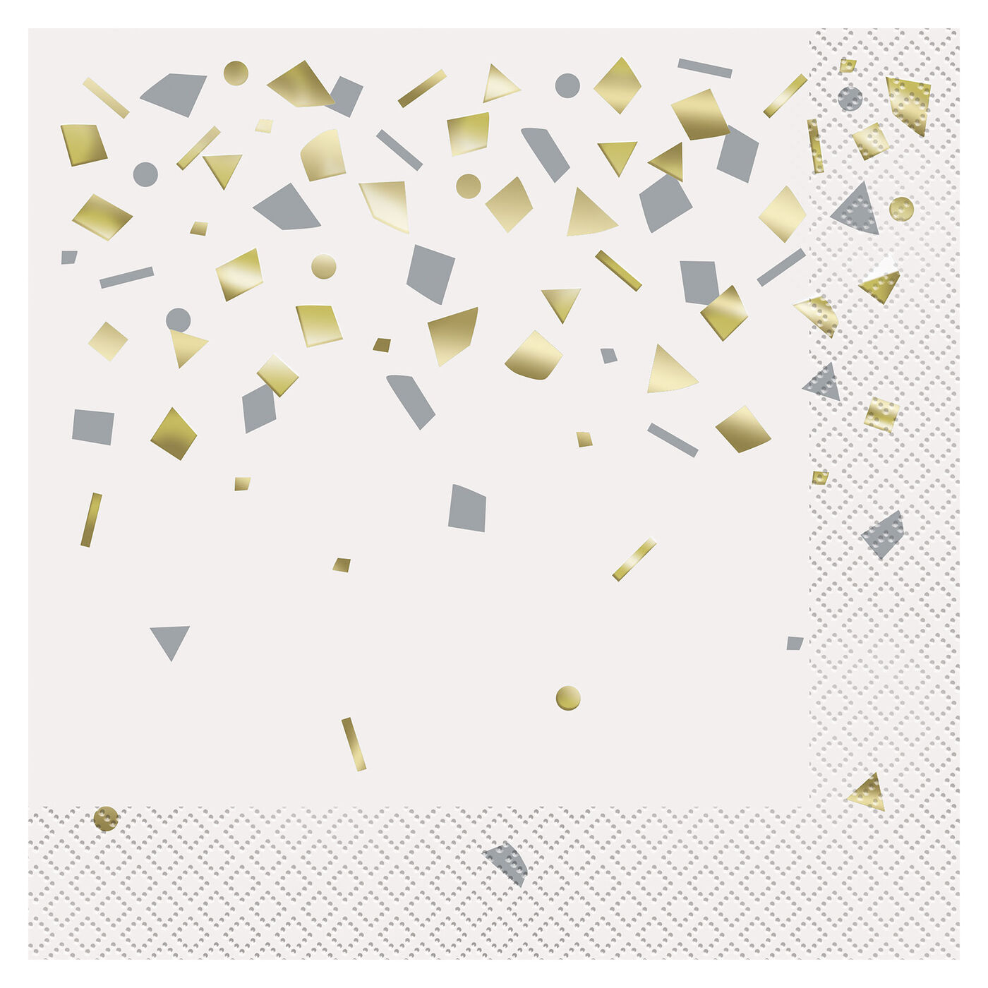 Buy Gold Confetti Party Tableware & Decorations - 20 Guests for GBP 16. ...