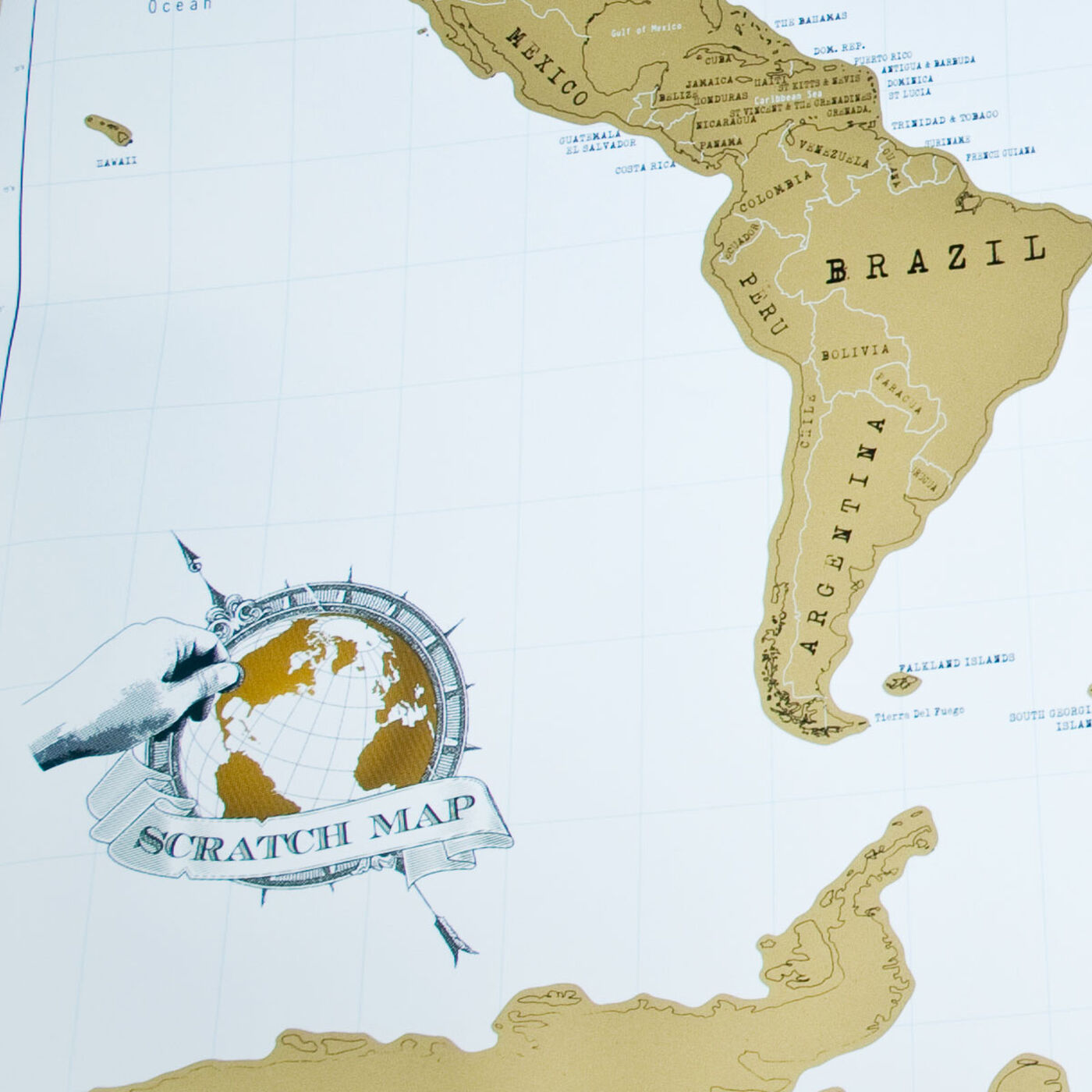 Buy Scratch Map Of The World for GBP 16.99 | Card Factory UK