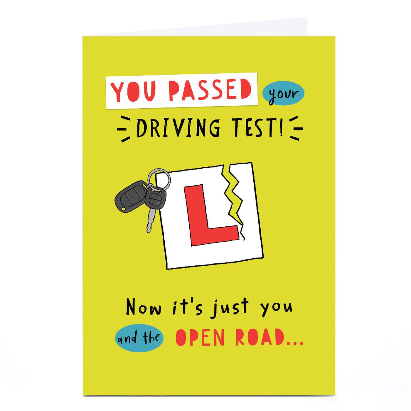 Buy Driving Test Card - Just You and The Open Road for GBP 1.99 | Card ...