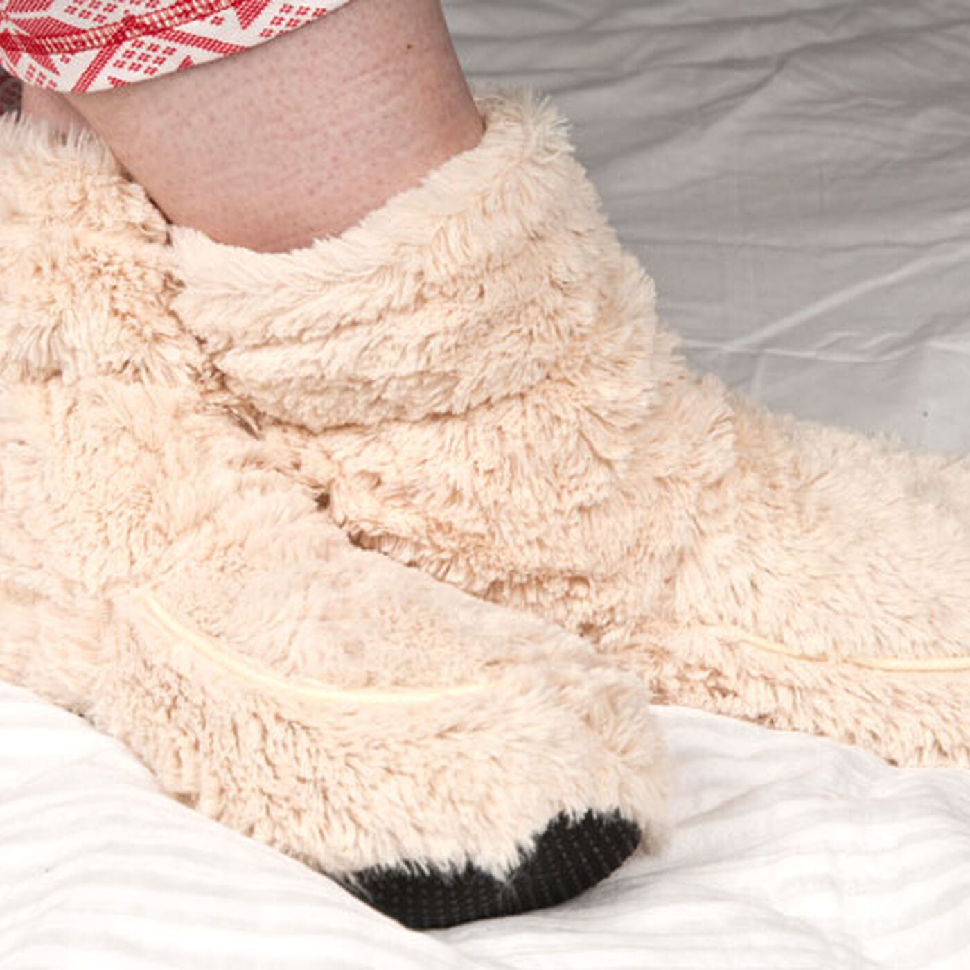 Buy Cozy Boots Cream Microwavable Slipper Boots for GBP 14.99 | Card ...