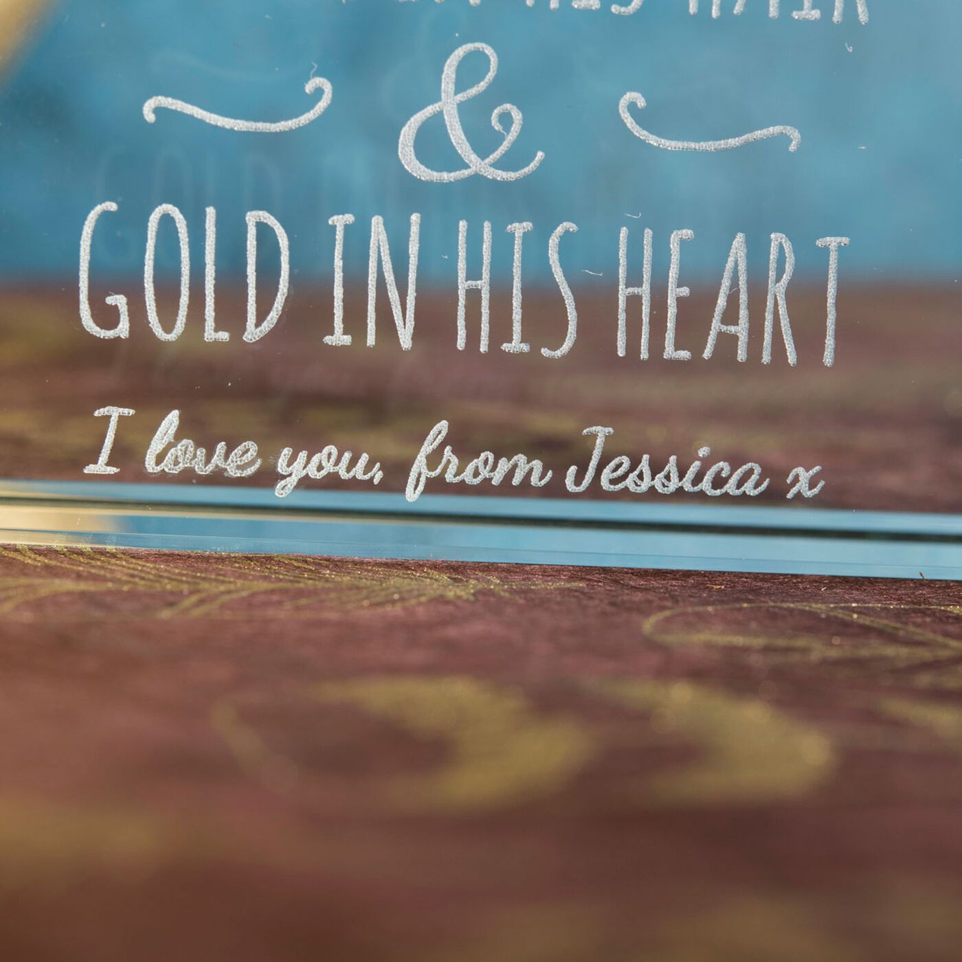 Buy Personalised Glass Token - Grandad, Silver And Gold for GBP 14.99 ...