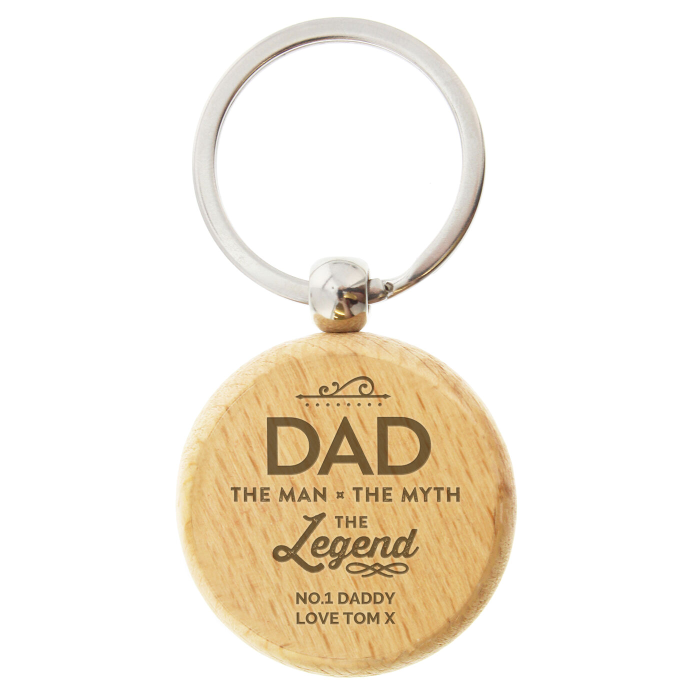 Buy Personalised Keyring - Dad The Legend for GBP 6.99 | Card Factory UK