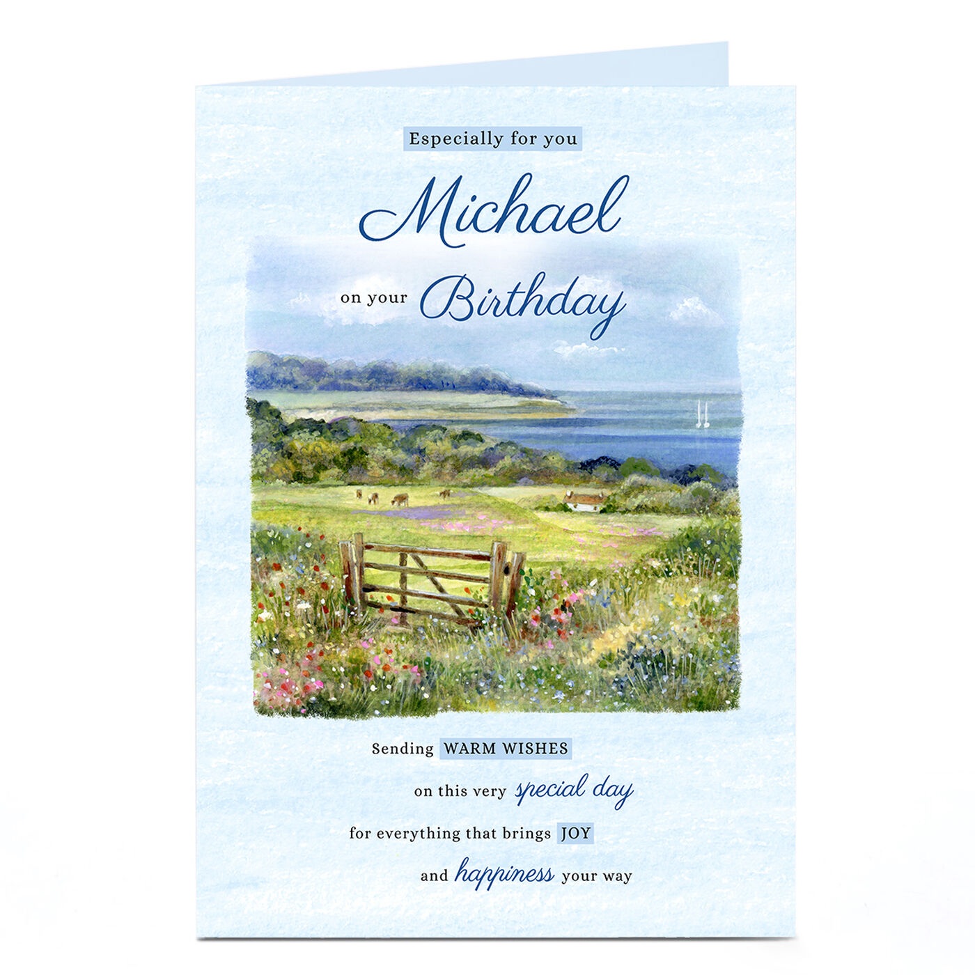 Buy Personalised Birthday Card - Country Scene for GBP 2.99 | Card ...