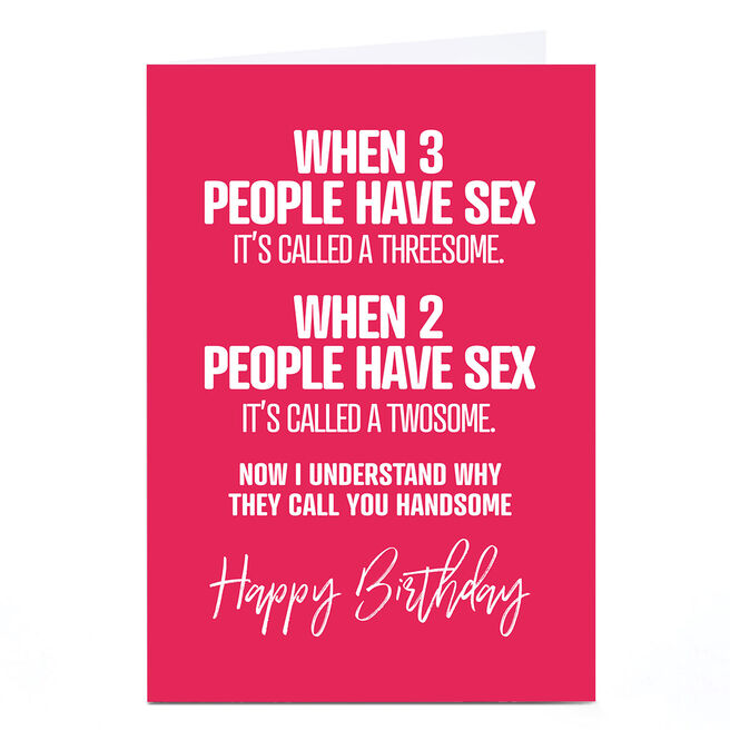 Personalised Rude Cards, Rude Birthday Cards For Adults Only Online ...