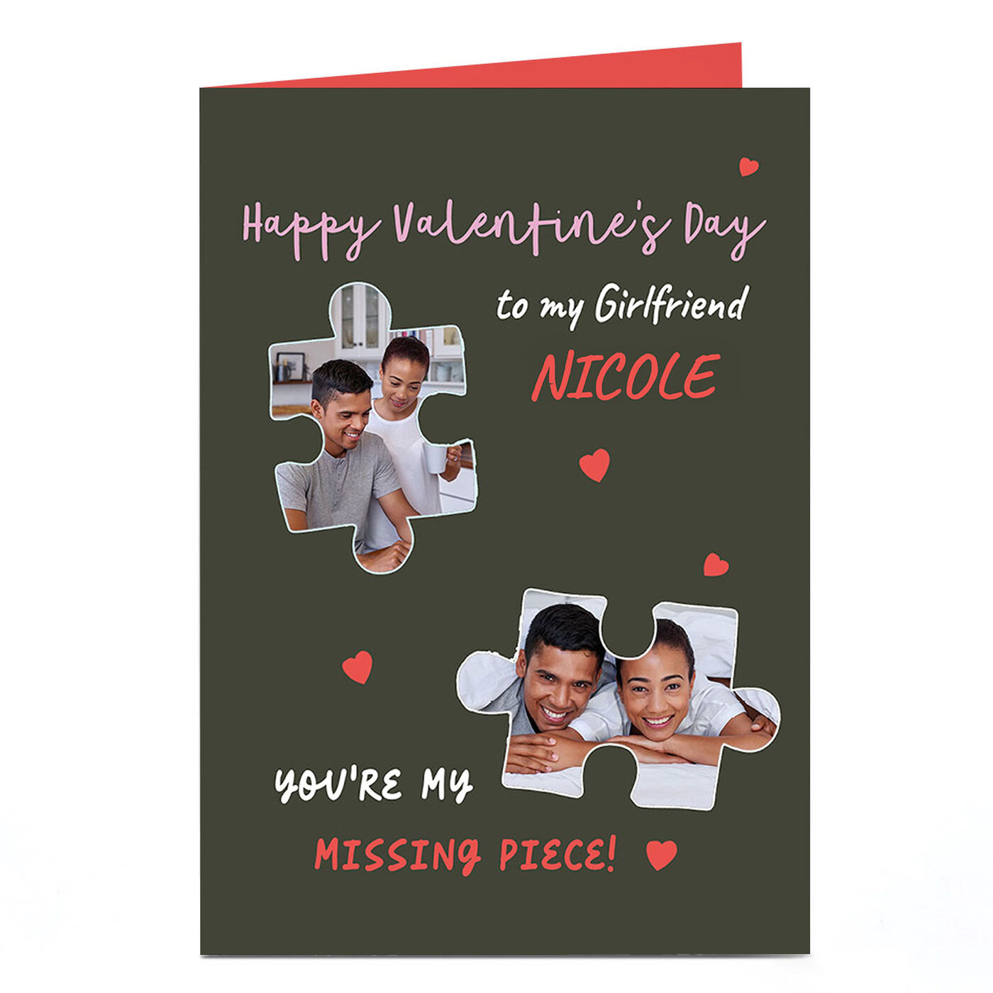 Buy Photo Valentine's Day Card - My Missing Piece, Girlfriend for GBP 2 ...