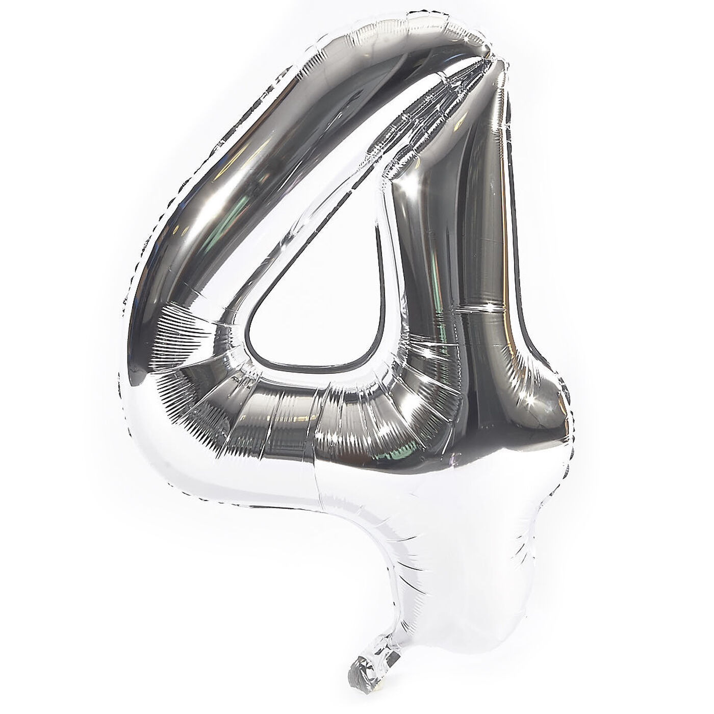 Buy Age 40 Giant Foil Helium Numeral Balloons - Silver (deflated) for ...