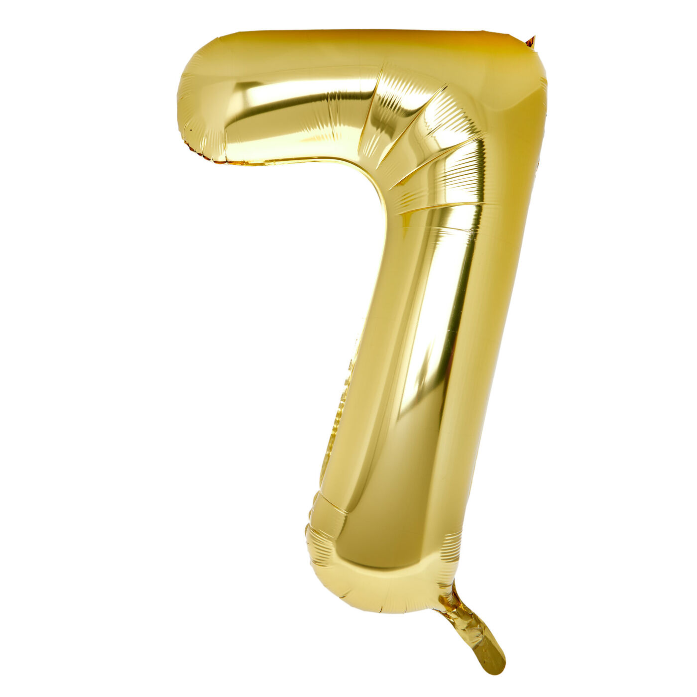 Buy Large 34-Inch Gold Number 7 Foil Helium Balloon (Uninflated) for ...