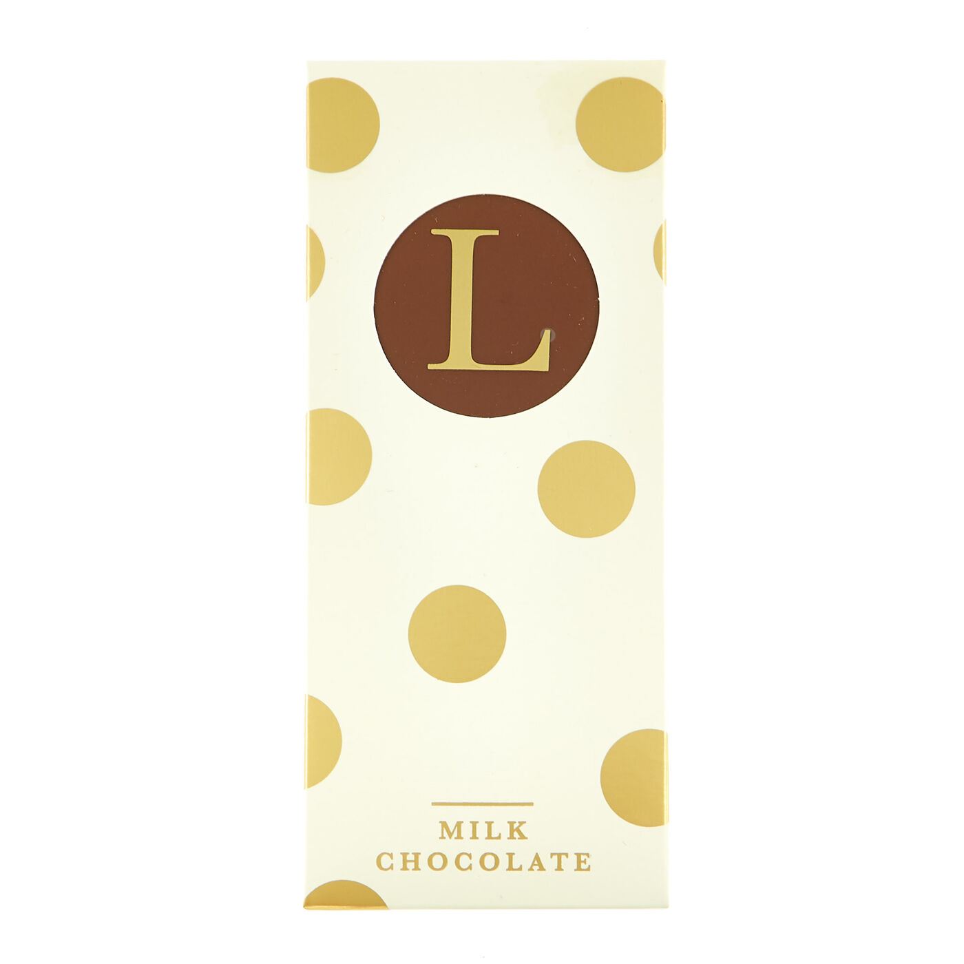 Buy Letter L Milk Chocolate Slab for GBP 0.99 | Card Factory UK