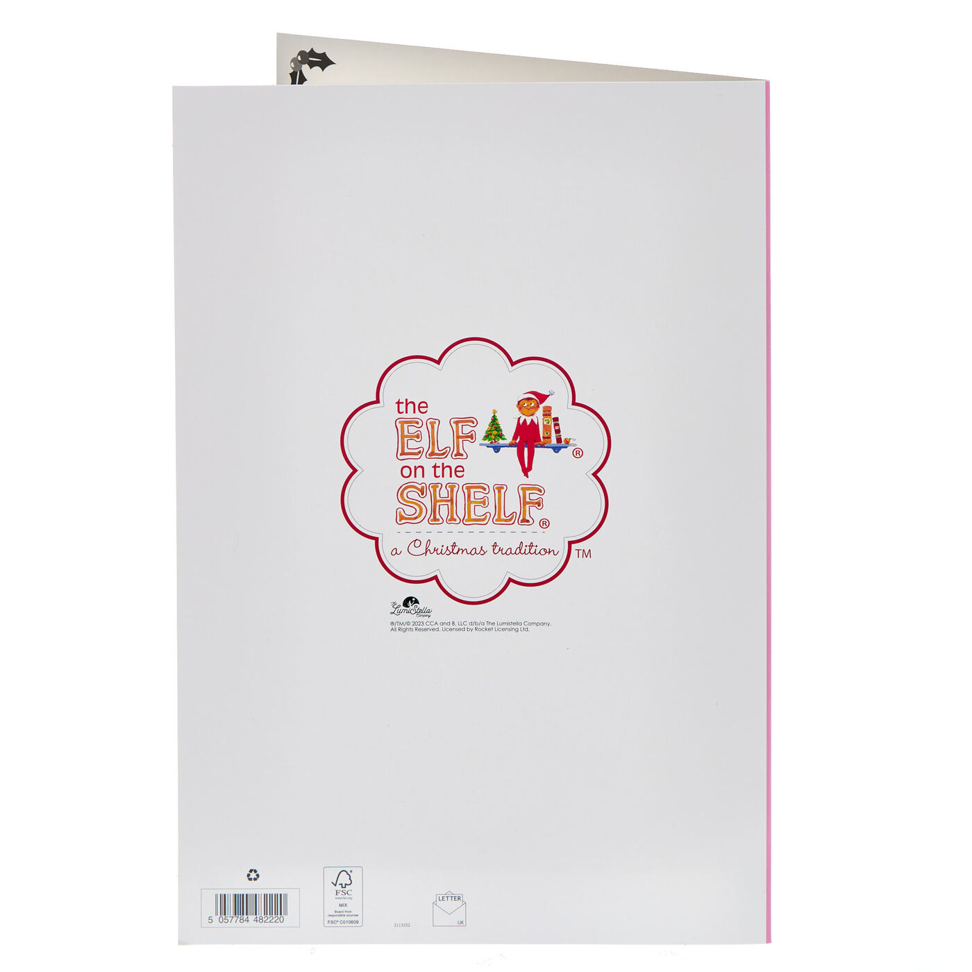 Buy Special Little Girl Elf on Shelf Giant Christmas Card for GBP 1.49 ...