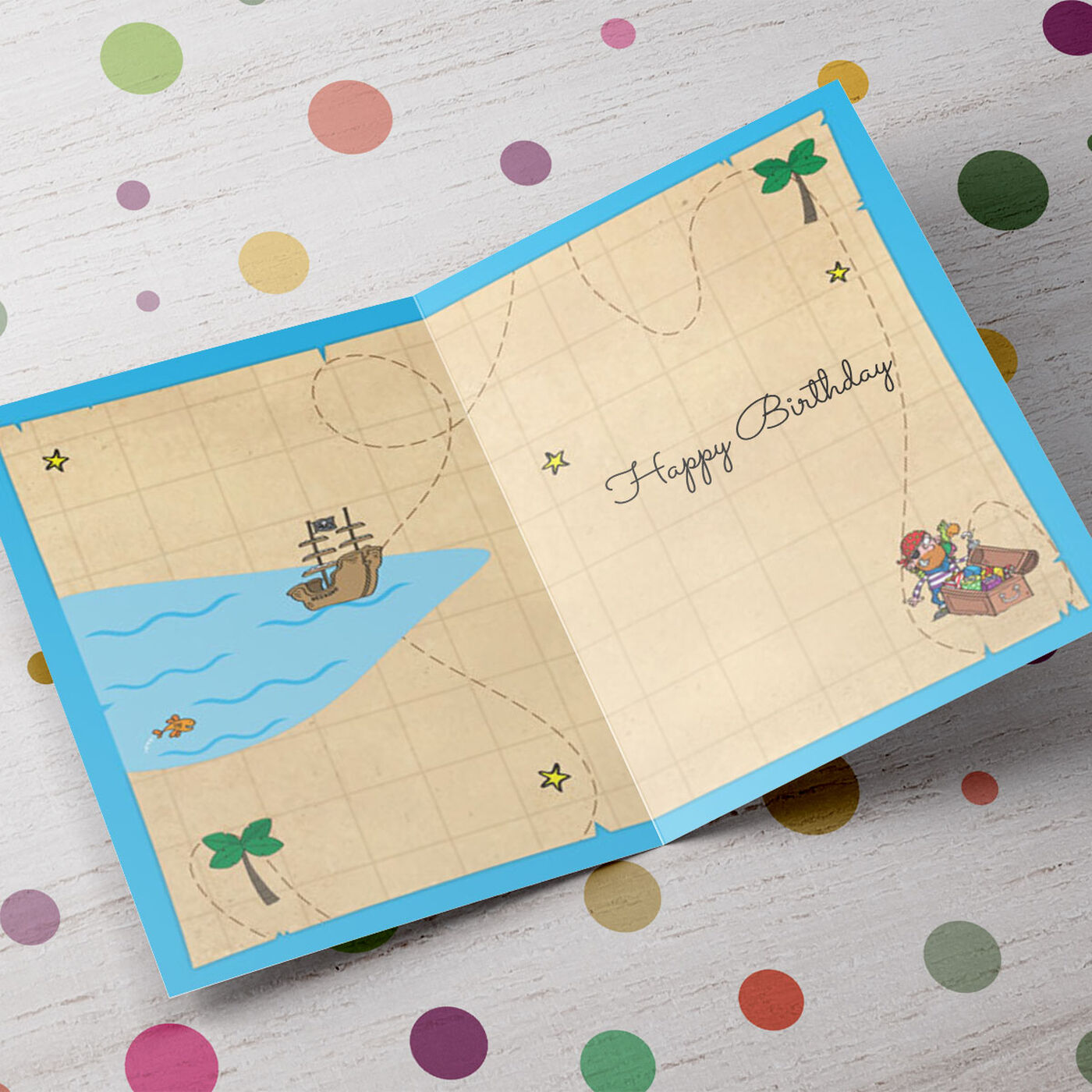 Buy Personalised Birthday Card - Treasure Island for GBP 2.99 | Card ...