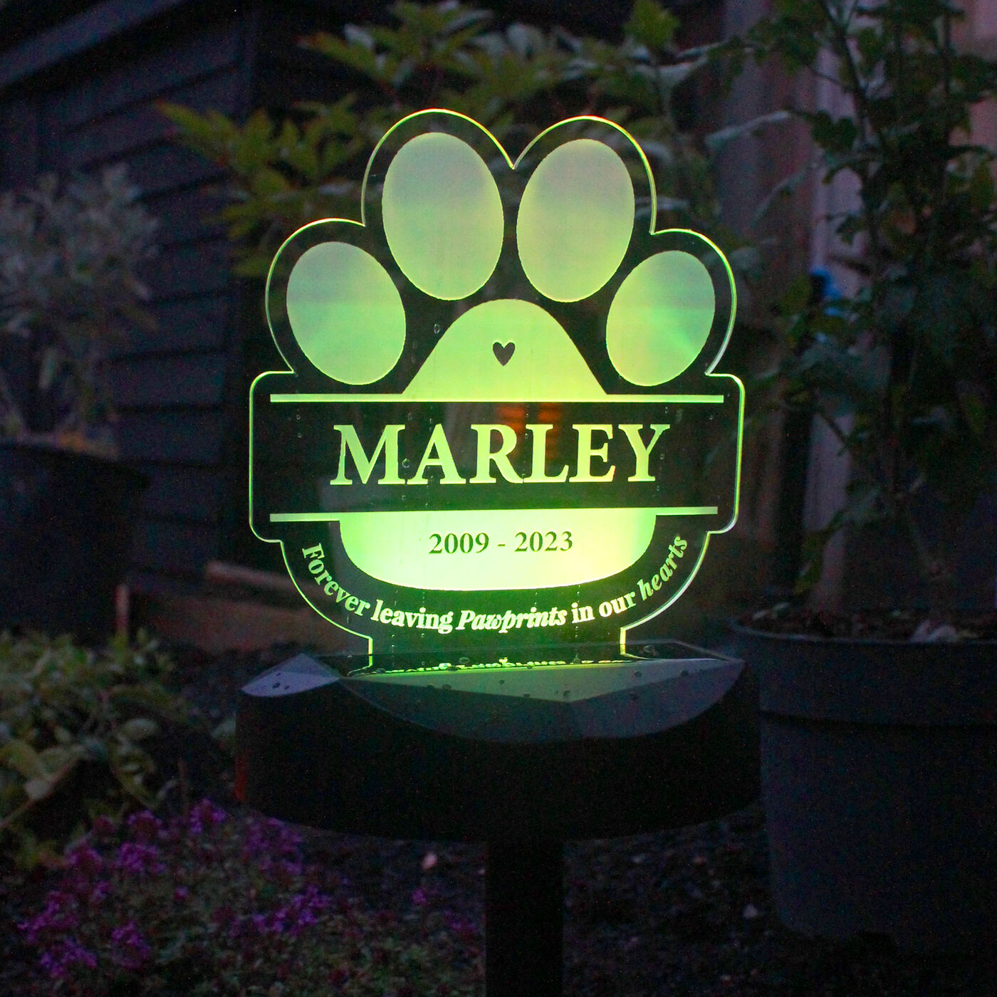 Buy Personalised Pet Memorial Outdoor Solar Light for GBP 29.99 | Card ...