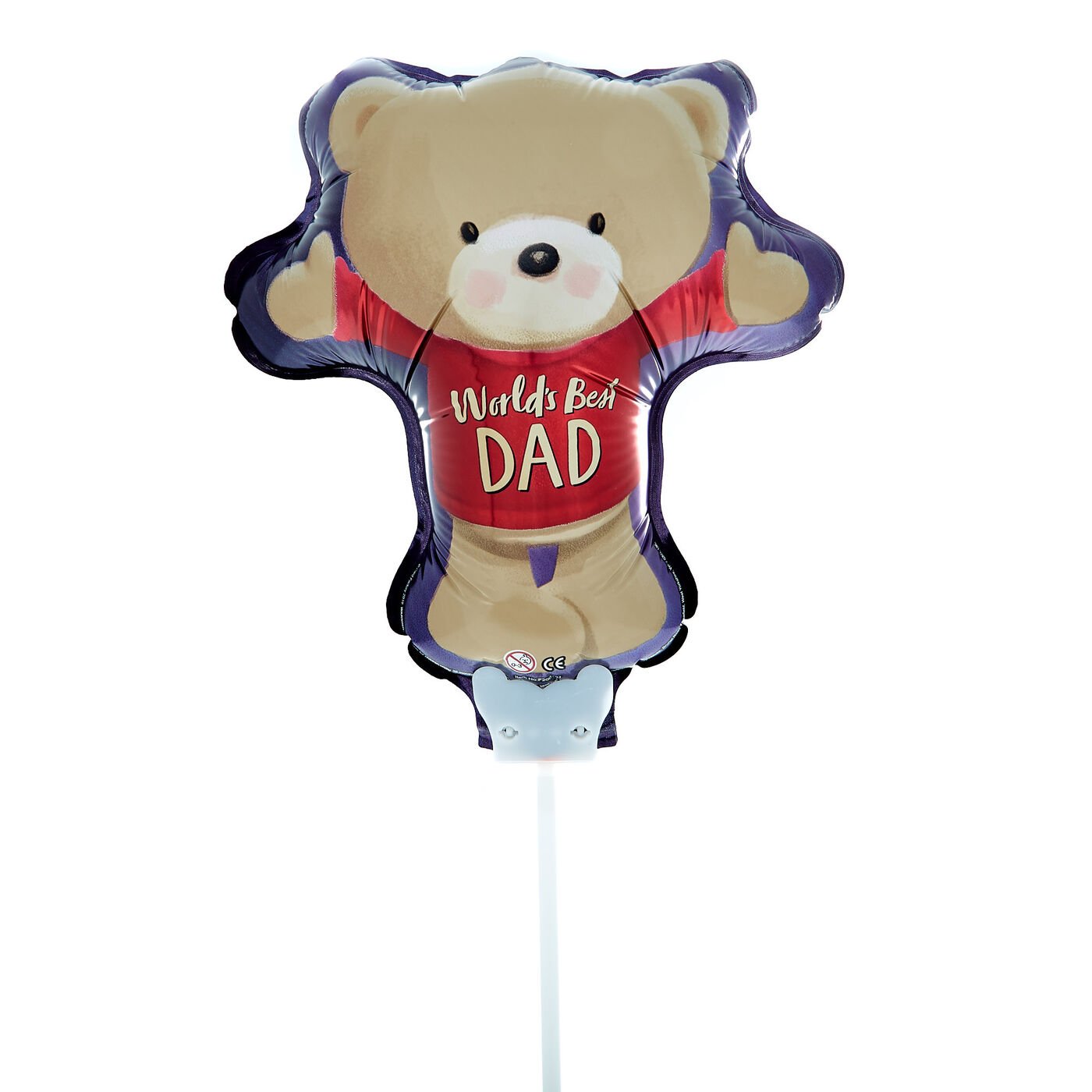 Buy Hugs World's Best Dad Air-Filled Balloon on a Stick for GBP 0.49 ...