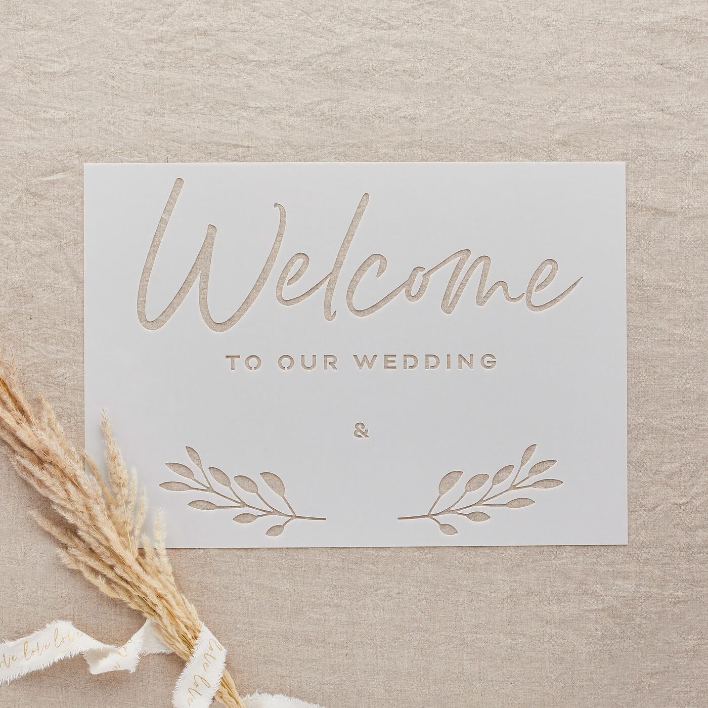Buy Wedding Letter Stencils - Pack of 4 for GBP 7.99 | Card Factory UK