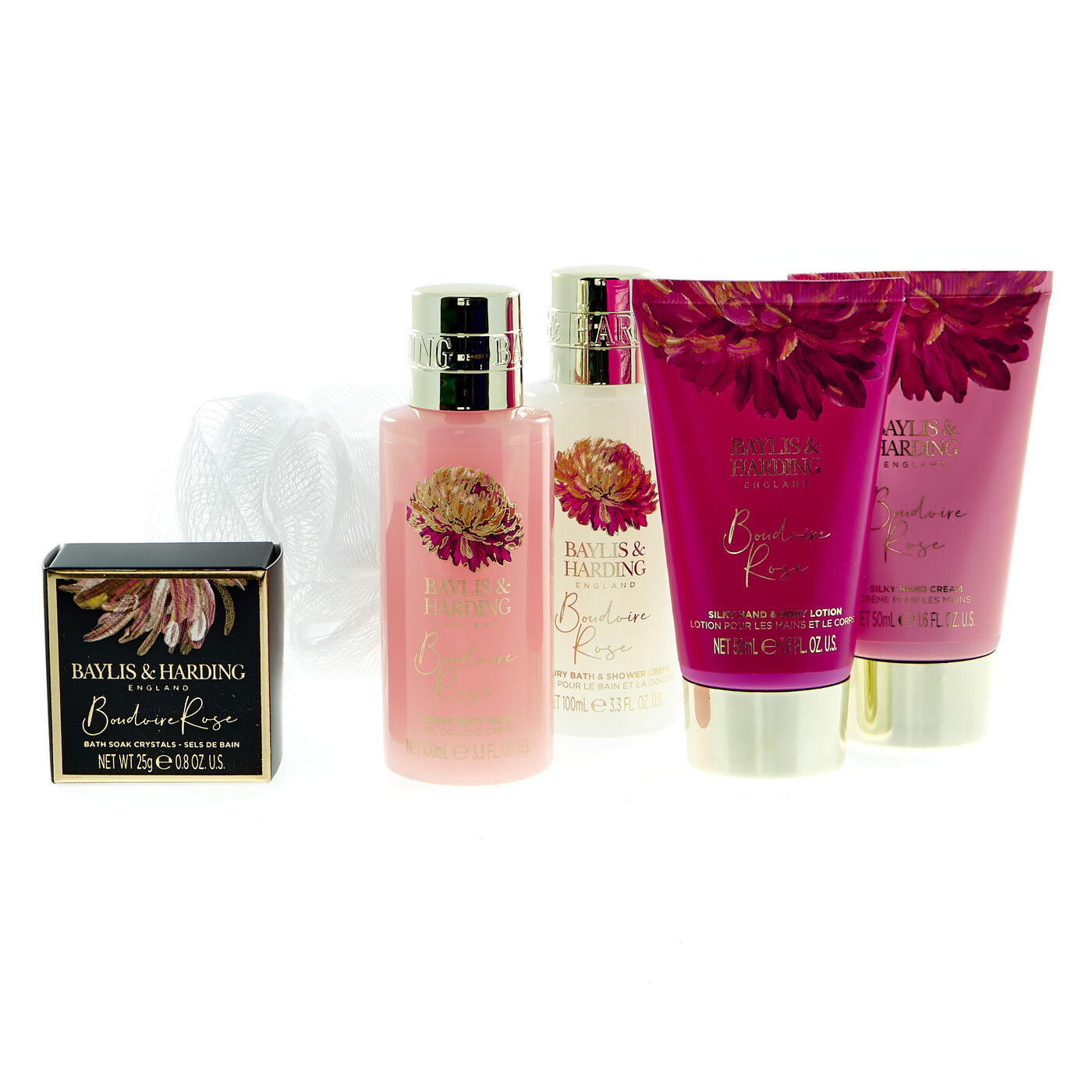 Buy Baylis & Harding Boudoire Rose Mini Stack Gift Set for GBP 9.99 | Card Factory UK