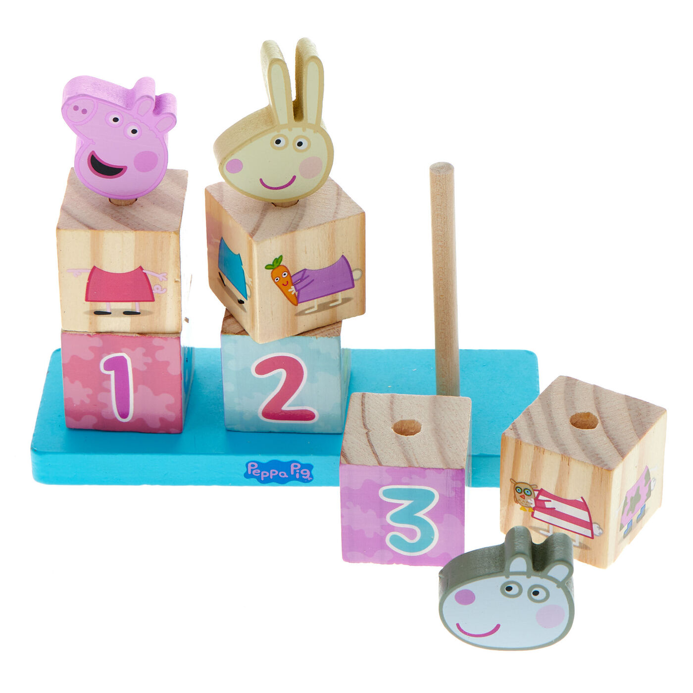 Buy Peppa Pig Wooden Stacking Puzzle for GBP 2.49 | Card Factory UK