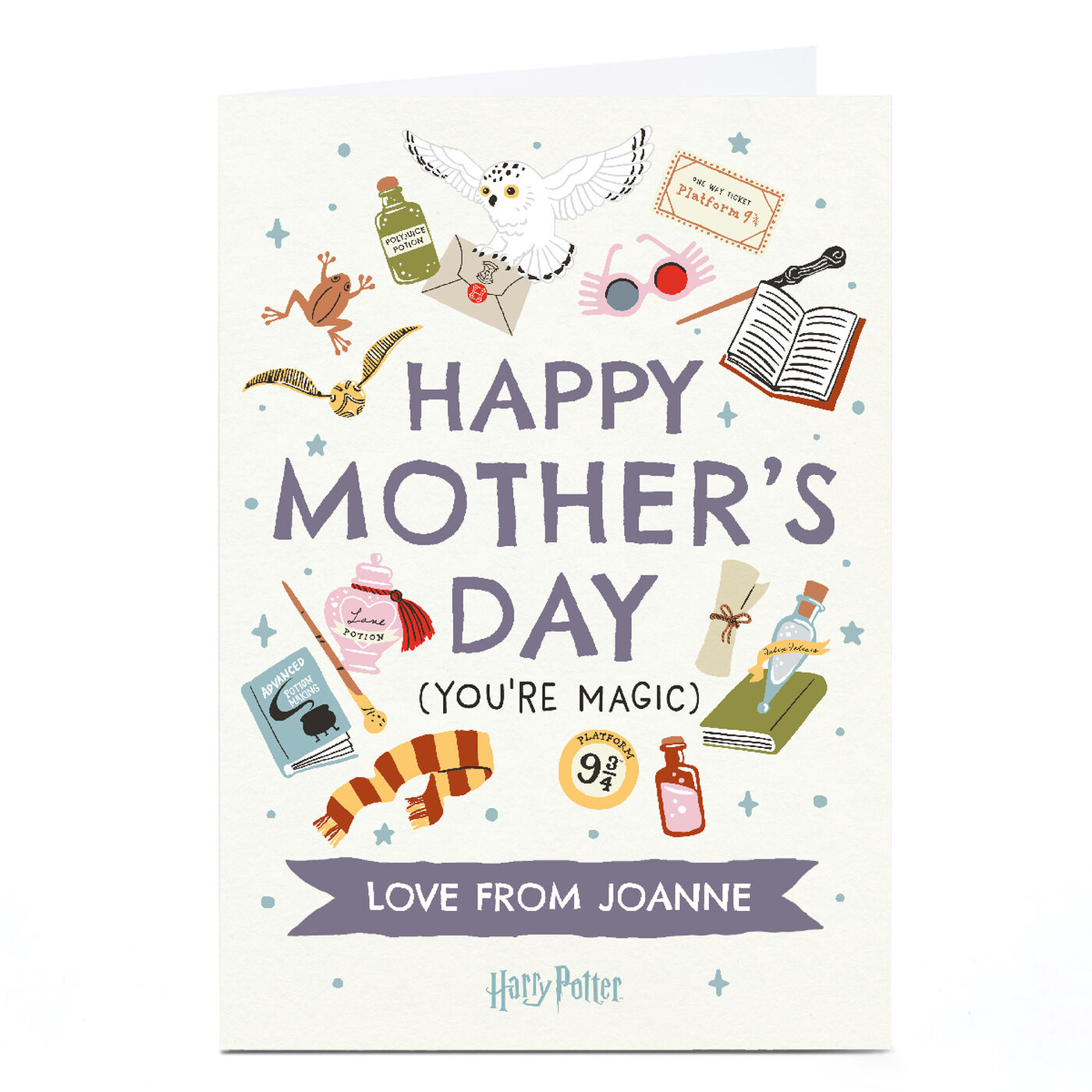Buy Personalised Harry Potter Mother's Day Card - You're Magic for GBP ...