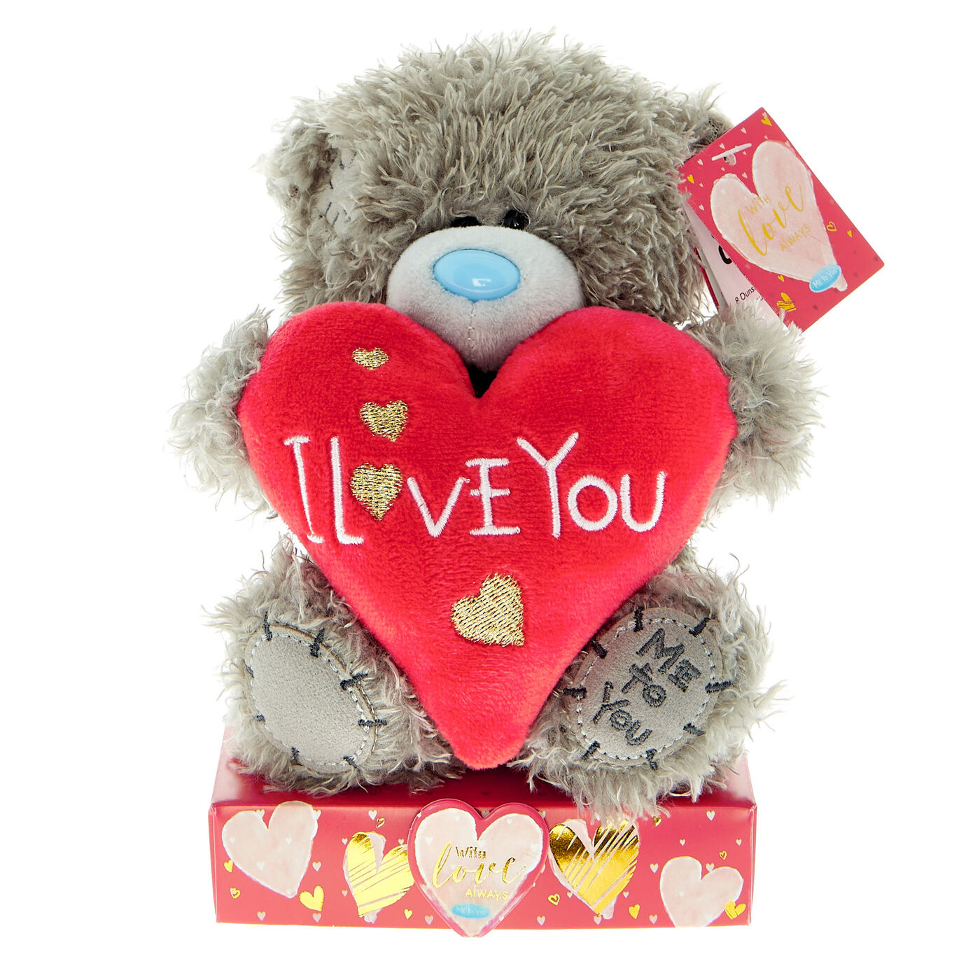 Buy I Love You Tatty Teddy With Heart Plush for GBP 7.99 | Card Factory UK