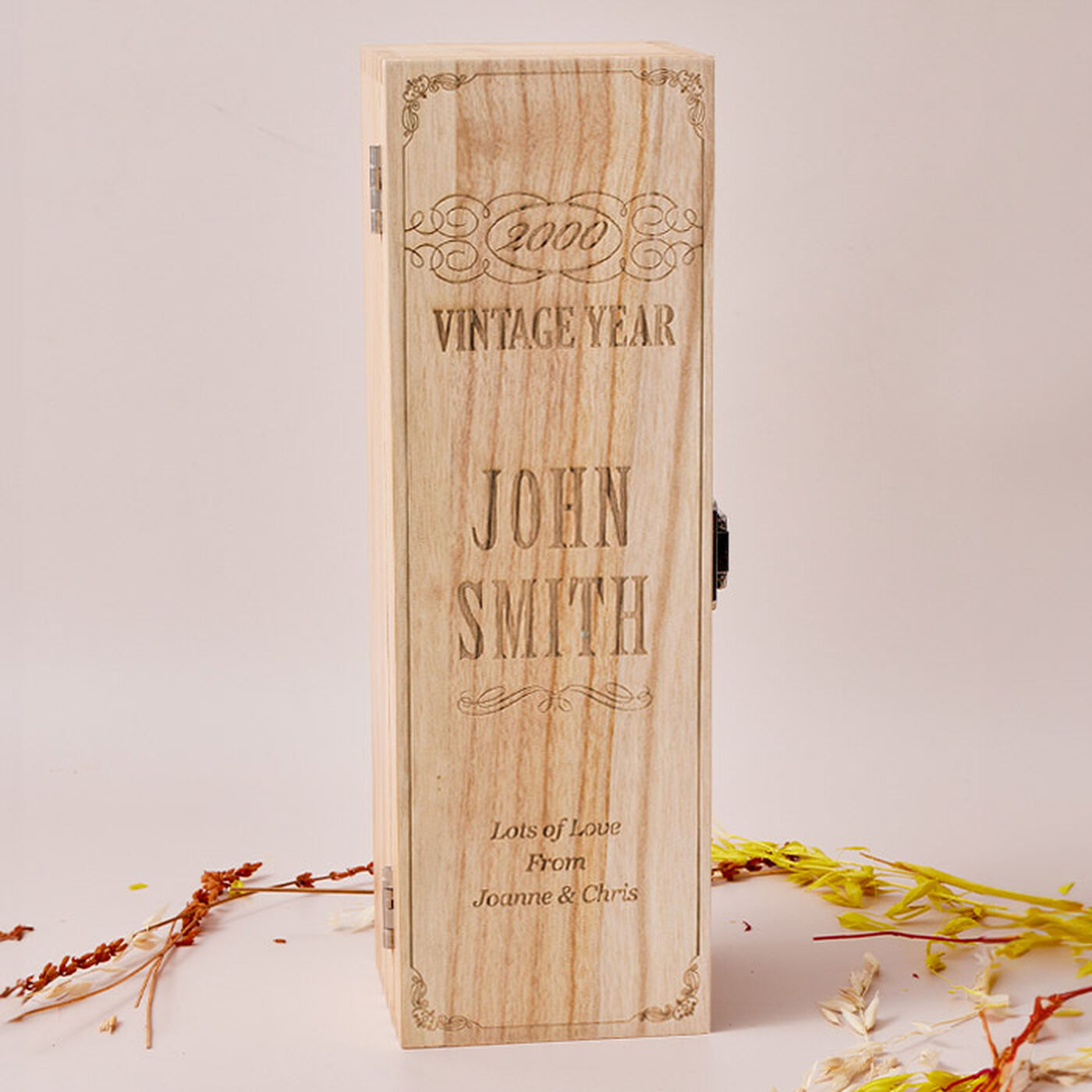 Buy Engraved Wooden Box With Luxury Prosecco - Vintage Year for GBP 29. ...