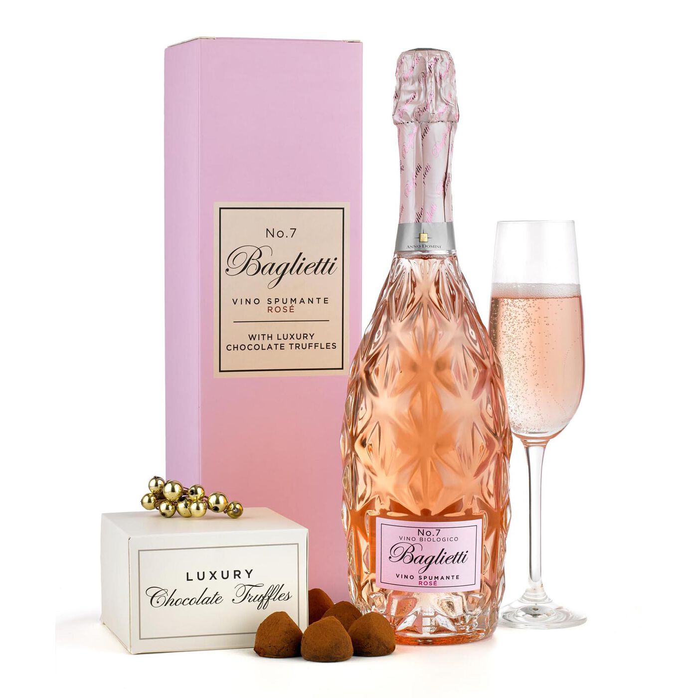 Buy Baglietti Rose Prosecco & Truffles Gift Box for GBP 24.99 | Card ...