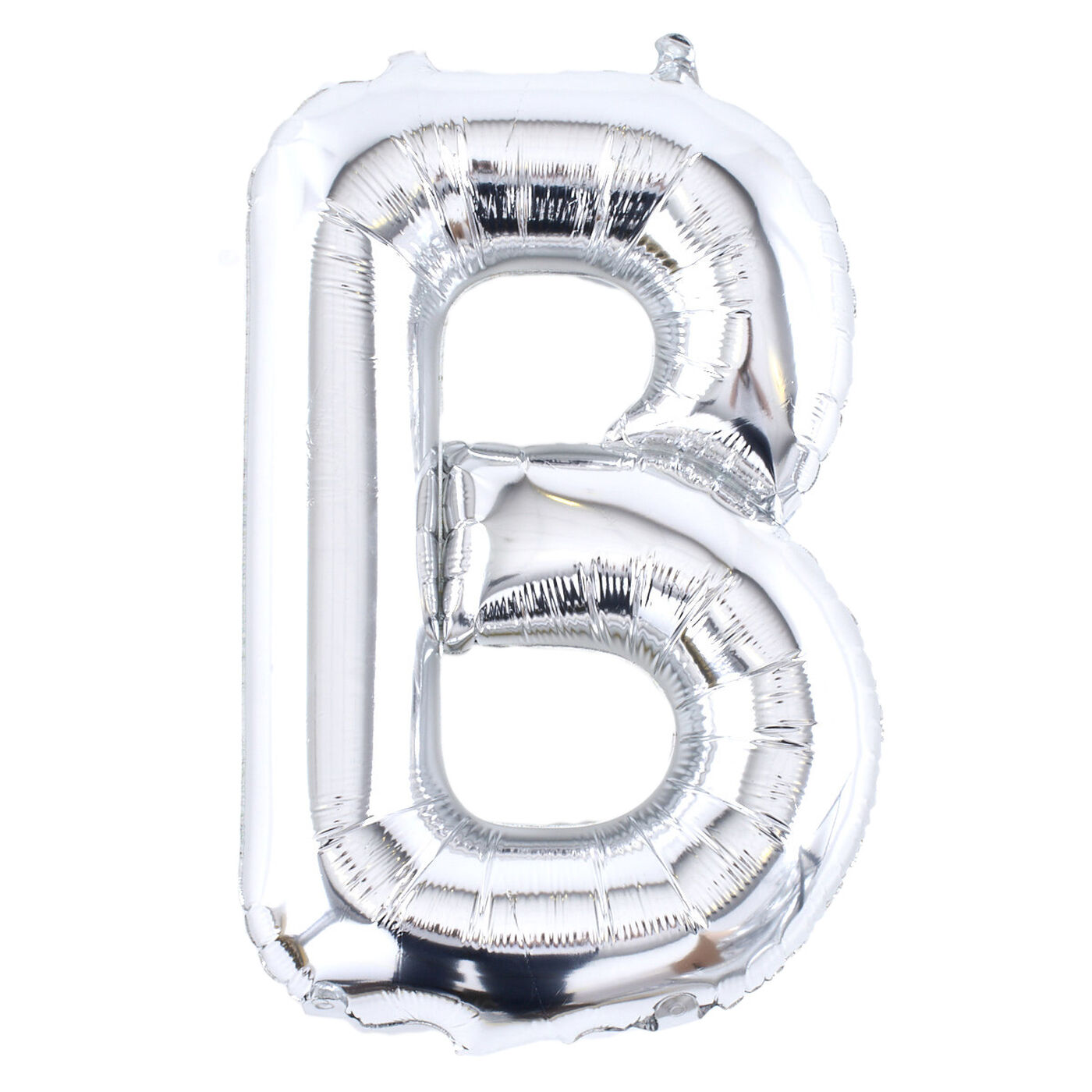 Silver Air-Inflated Letter Balloons - Deflated