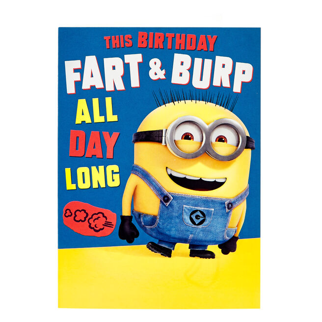 Minions, Despicable Me & Rise Of Gru Party Supplies & Birthday Cards ...