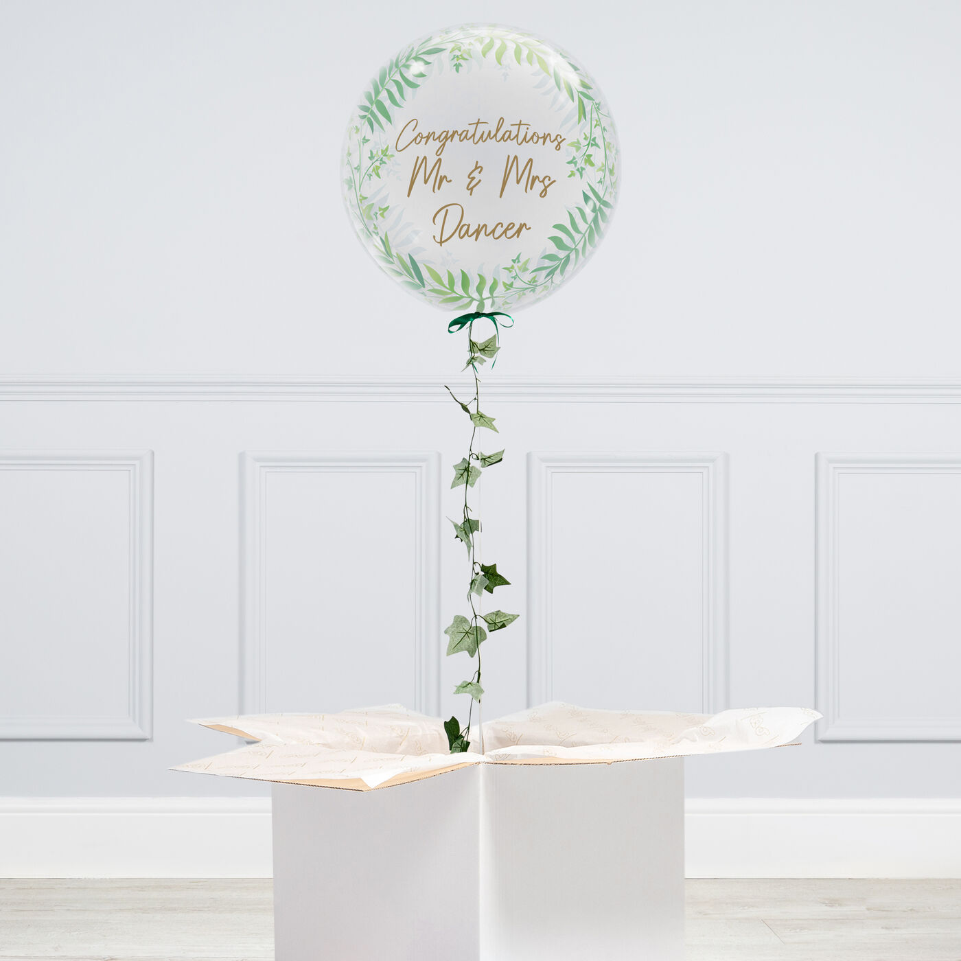 Buy Personalised 20-Inch Bubblegum Balloon With Ivy Tail - DELIVERED ...