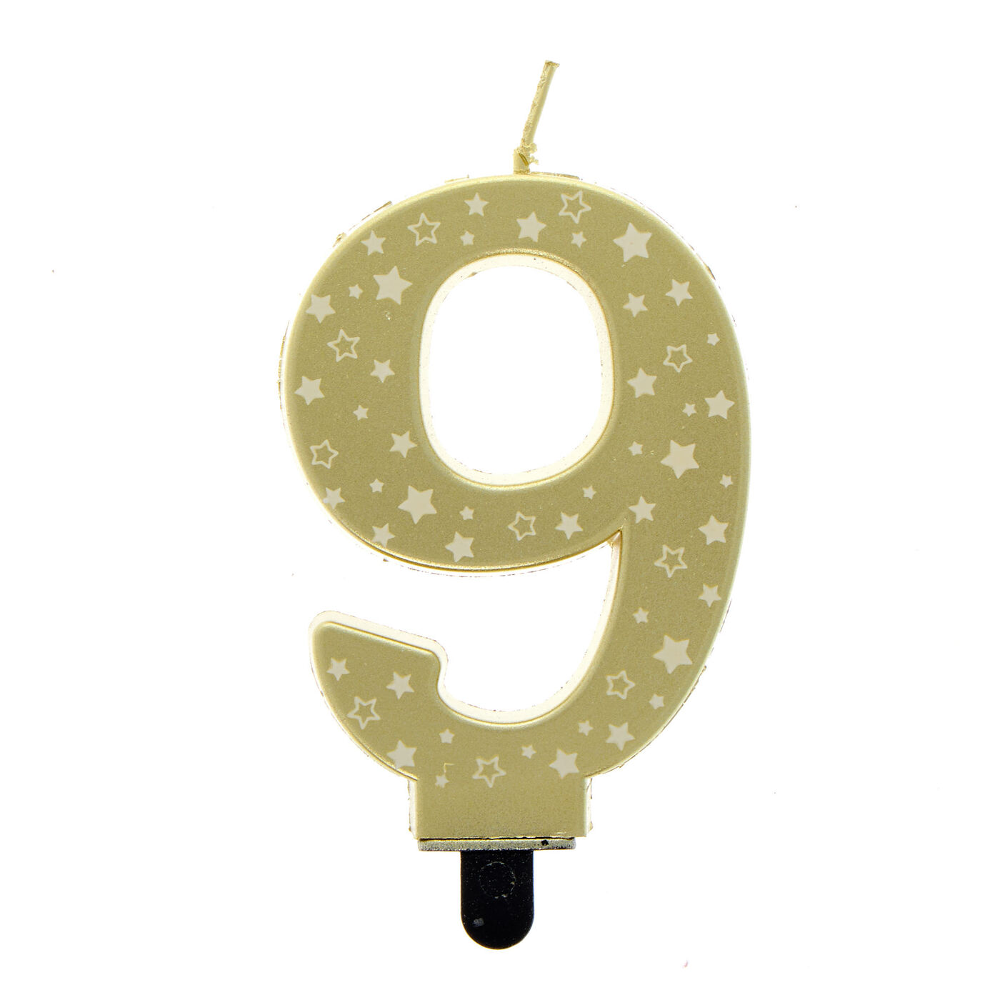 Buy Gold Starry Number 9 Cake Candle for GBP 1.29 | Card Factory UK