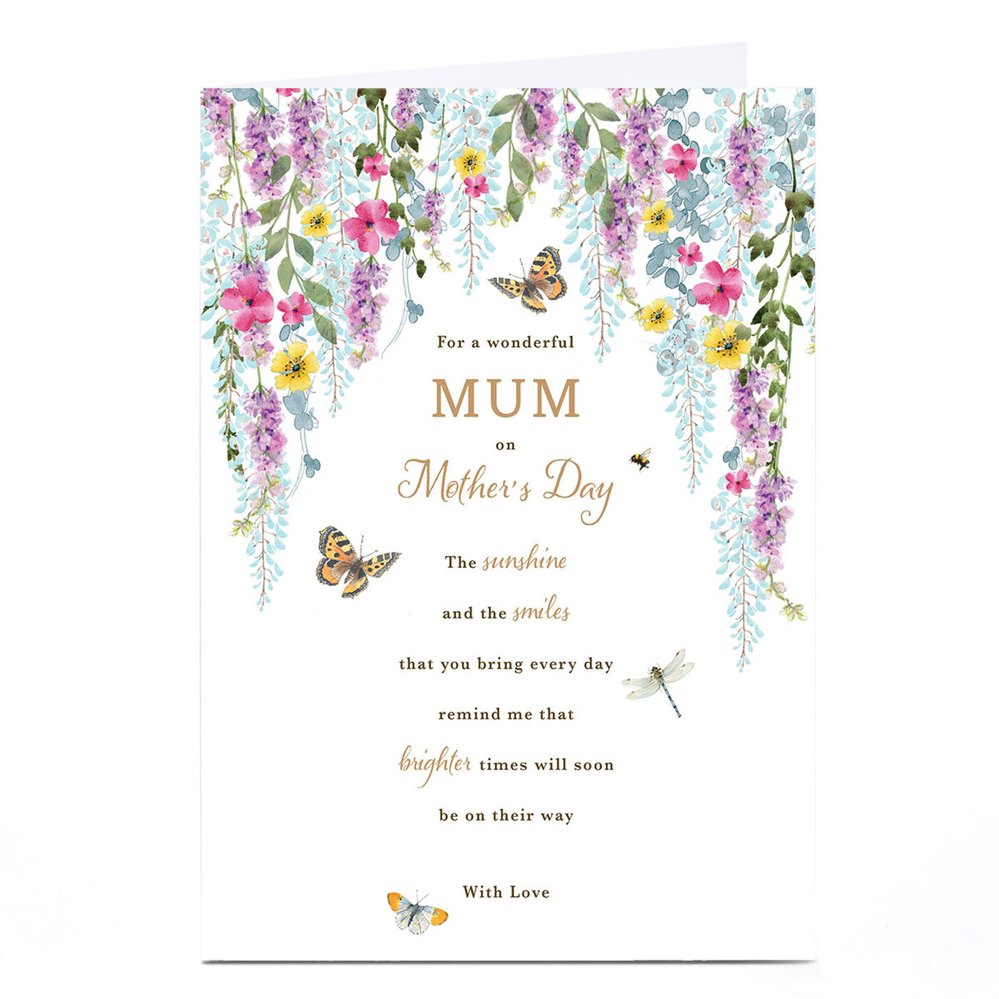 Buy Personalised Mother's Day Card - Sunshine and Smiles, Mum for GBP 1 ...