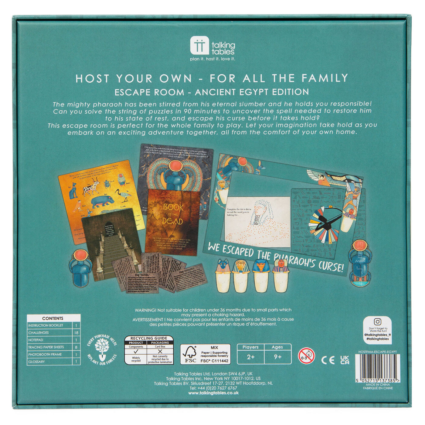 Buy Host Your Own Escape Room Game Egypt Edition for GBP 27.99 | Card ... Buy Host Your Own Escape Room Game Egypt Edition for GBP 27.99 | Card ...
