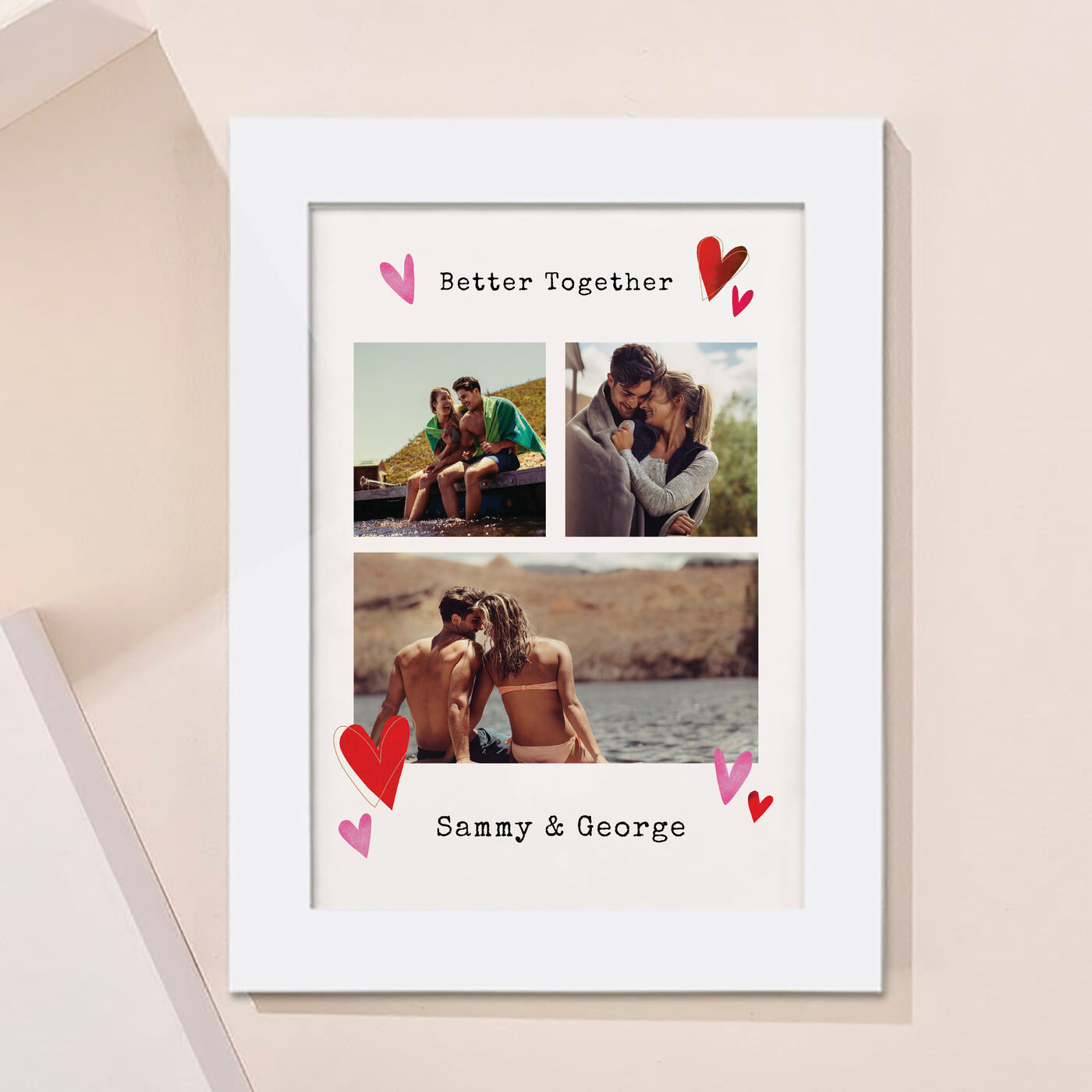 Buy Multi Photo Upload Framed Photos Print - Better Together for GBP 19 ...
