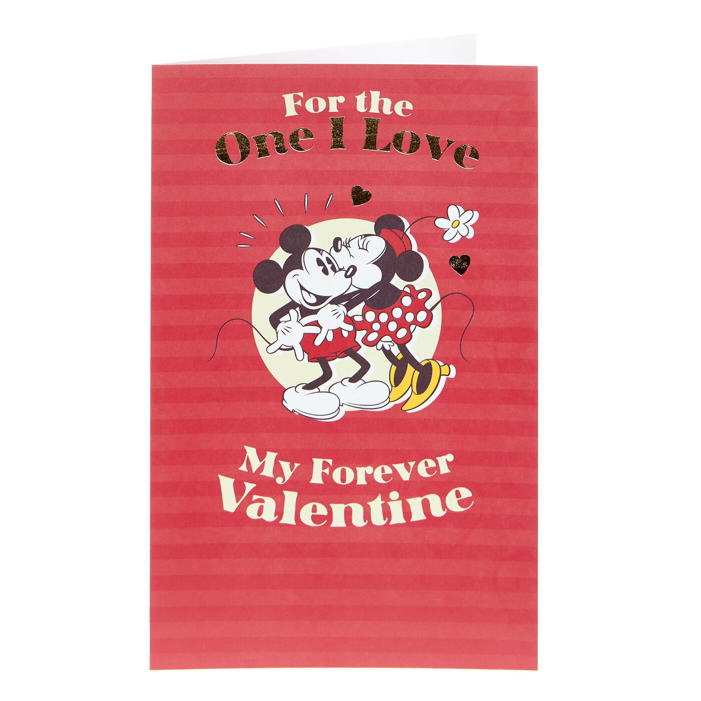 Buy Disney Valentine's Day Card - One I Love Mickey & Minnie for GBP 1. ...