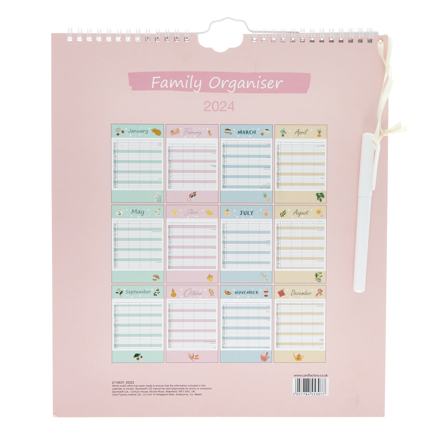Buy Sort Your Life Out 2024 Family Organiser for GBP 2.99 | Card Factory UK