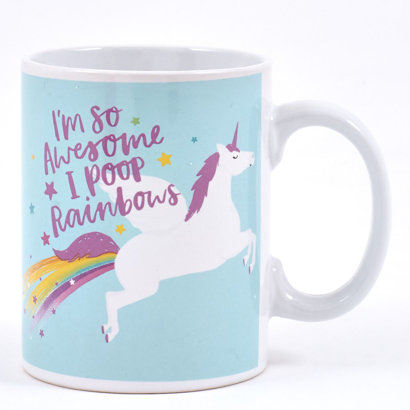 Buy "I'm So Awesome I Poop Rainbows"" Unicorn Mug" for GBP 3.99 | Card ...