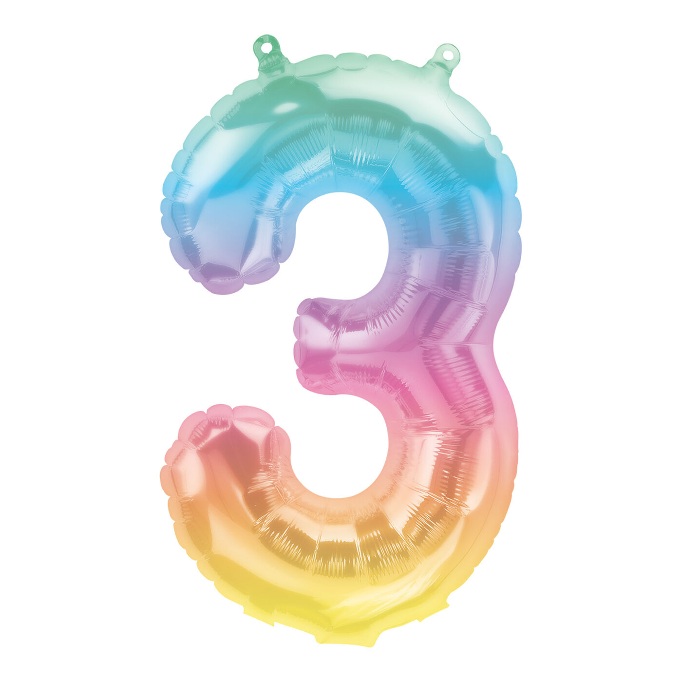 Buy Jeli Ombre Air-Inflated Number 3 Balloon for GBP 1.99 | Card Factory UK