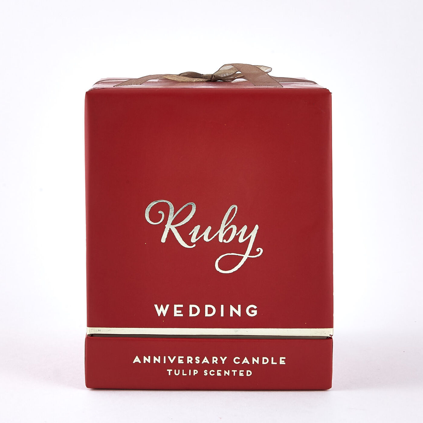 Buy Tulip Scented Ruby Wedding Anniversary Candle for GBP 3.99 | Card ...