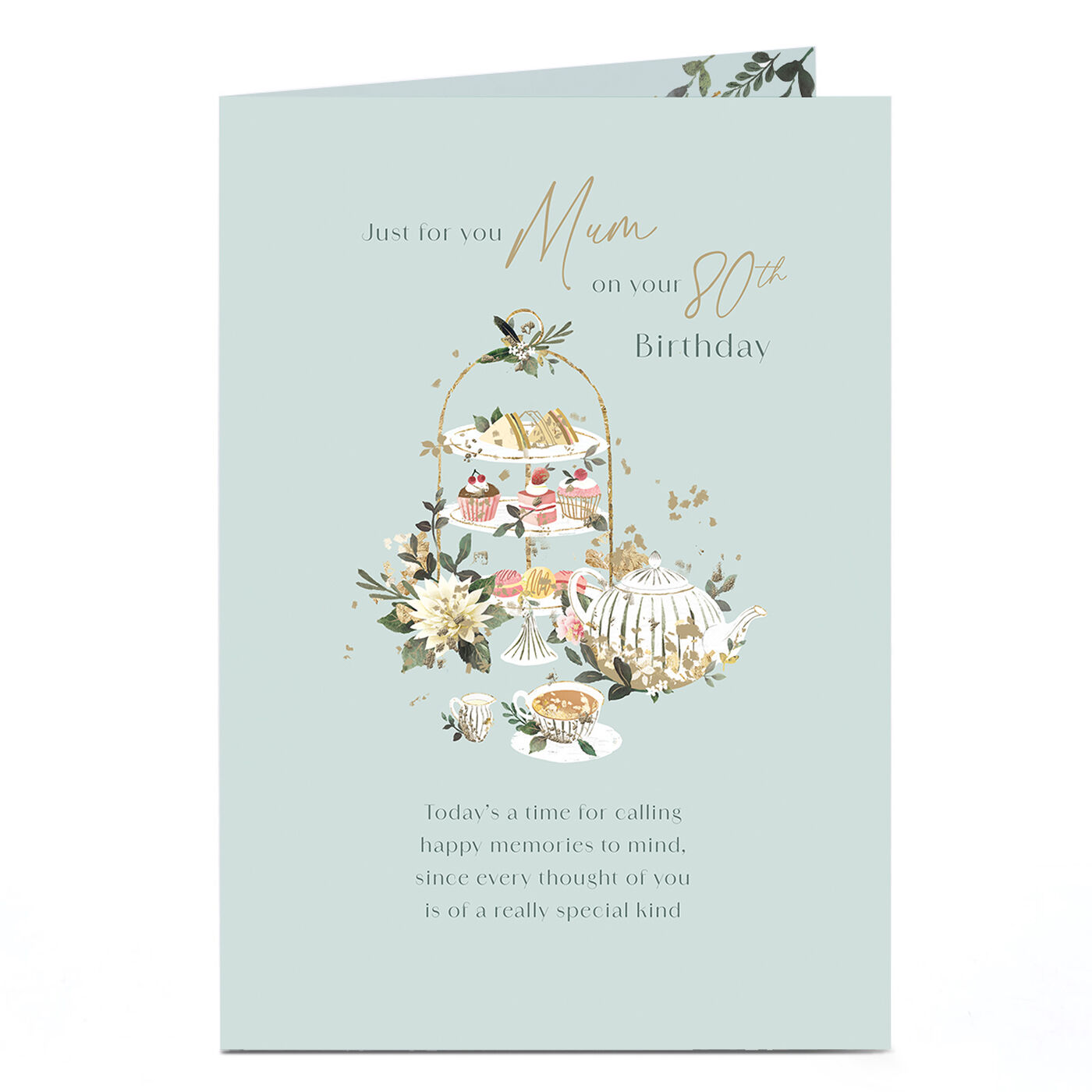 Buy 80th Birthday Card - Afternoon Tea Party, Mum for GBP 1.99 | Card ...