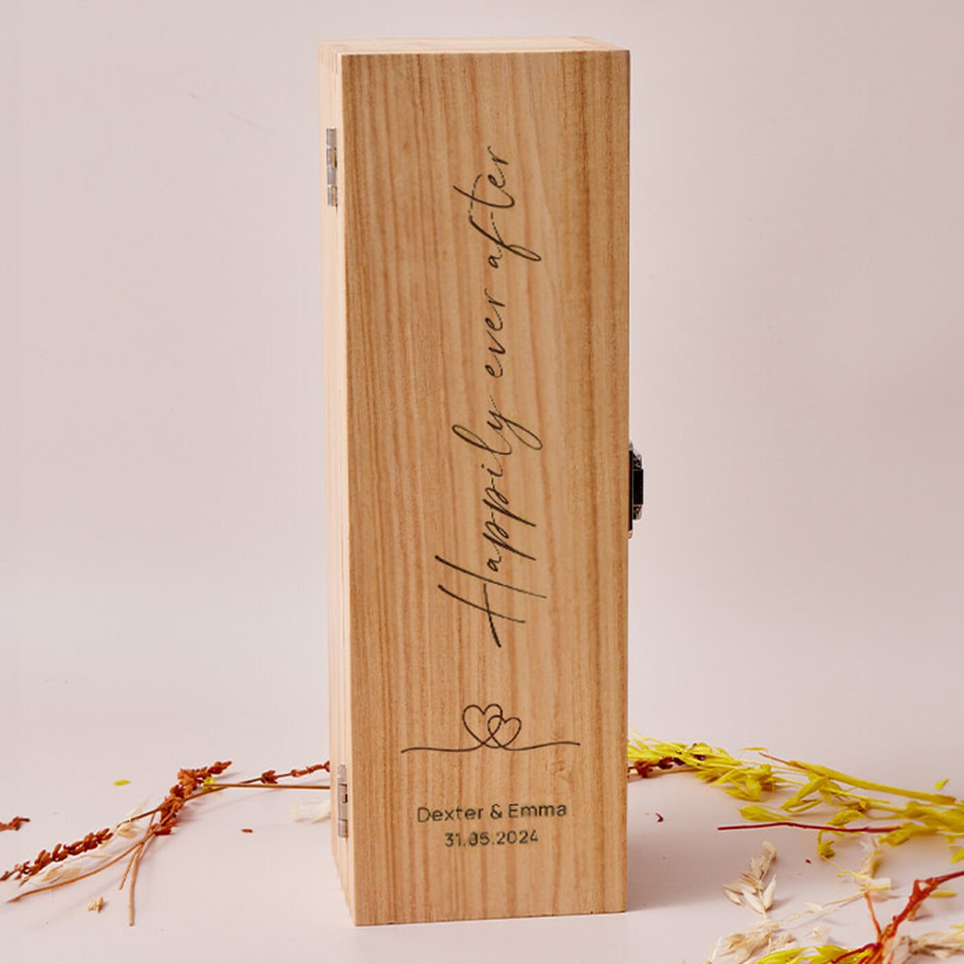 Buy Engraved Wooden Box With Luxury Prosecco - Happily Ever After for ...