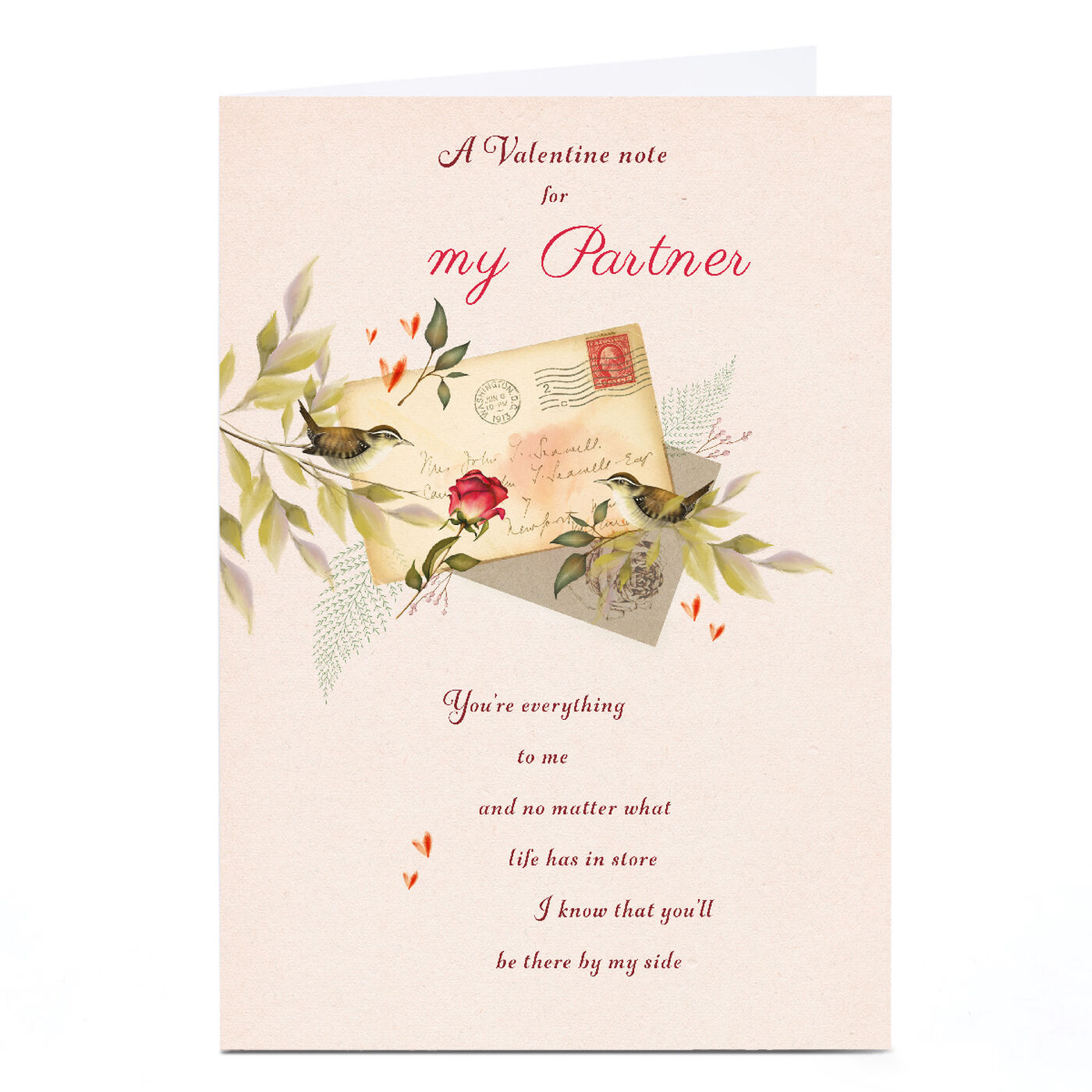 Buy Personalised Valentine's Day Card - Valentine Note, Partner for GBP ...