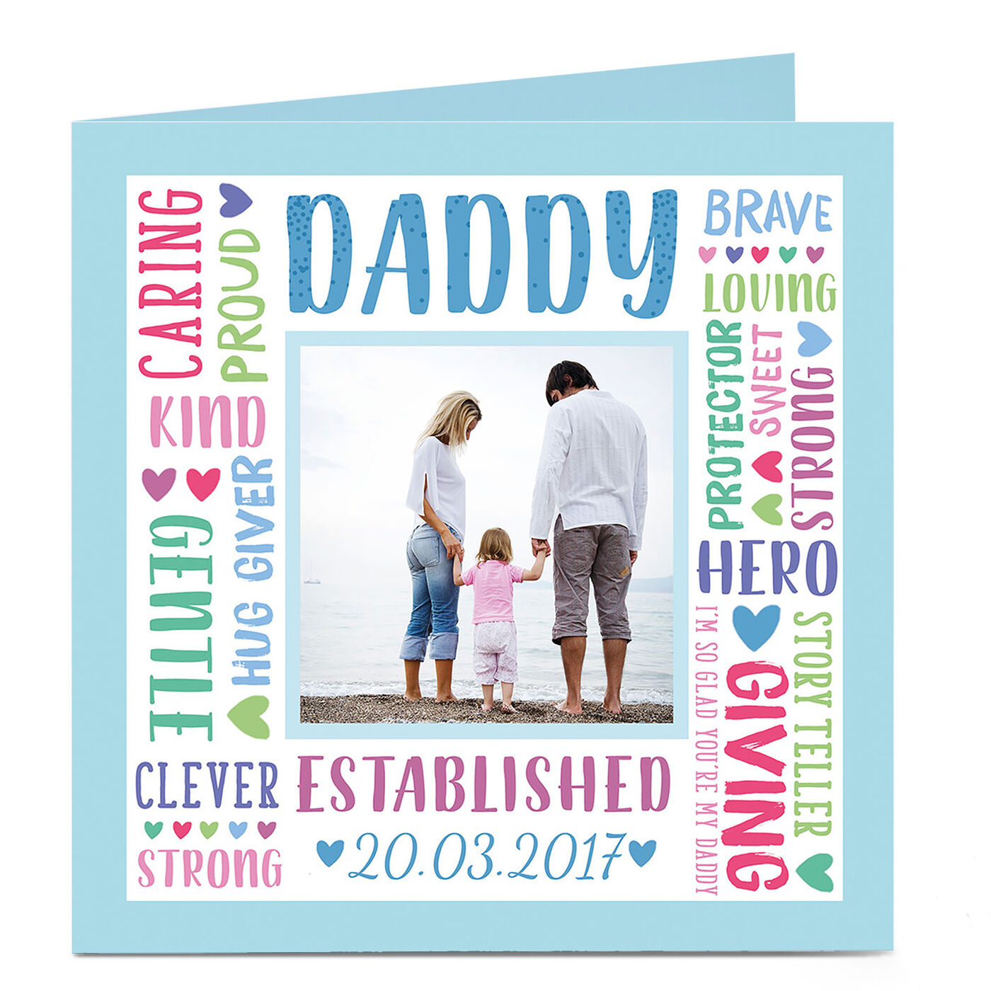Buy Photo Card - Daddy, Established for GBP 3.29 | Card Factory UK