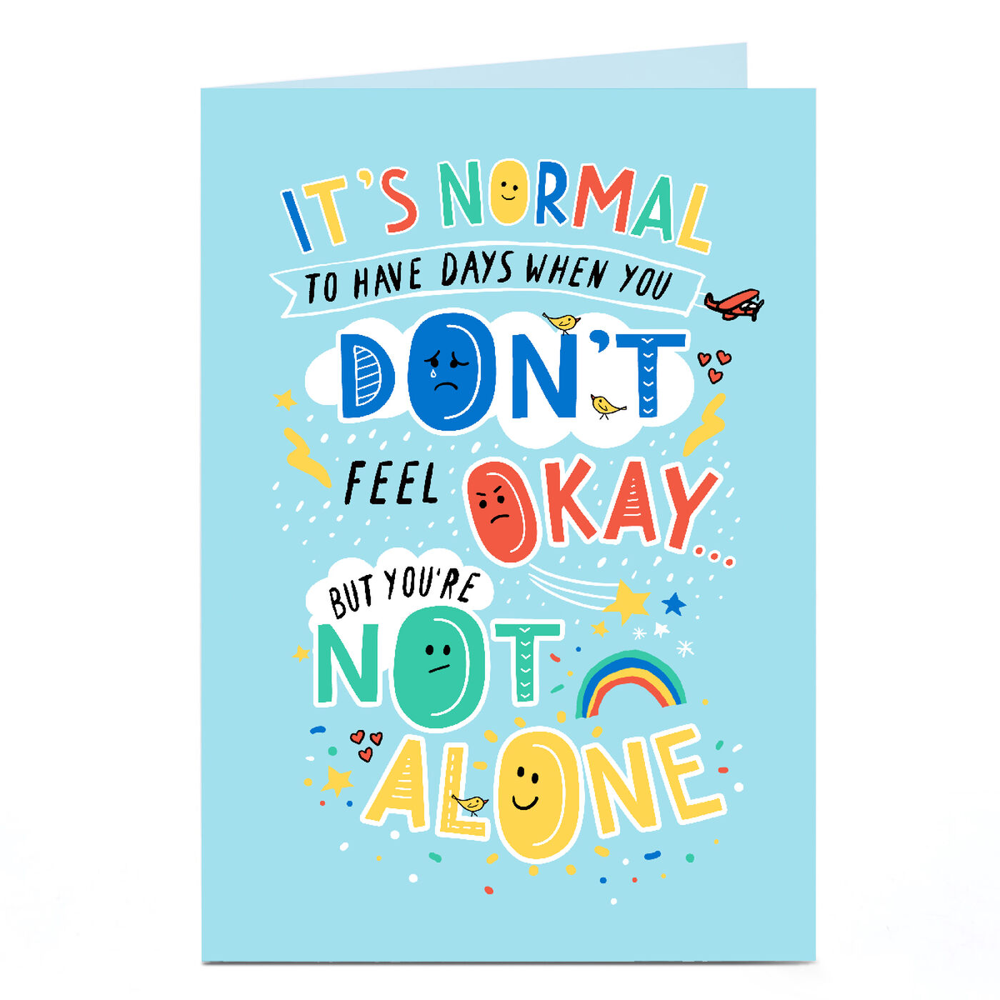 Buy You're not Alone Card for GBP 1.99 | Card Factory UK