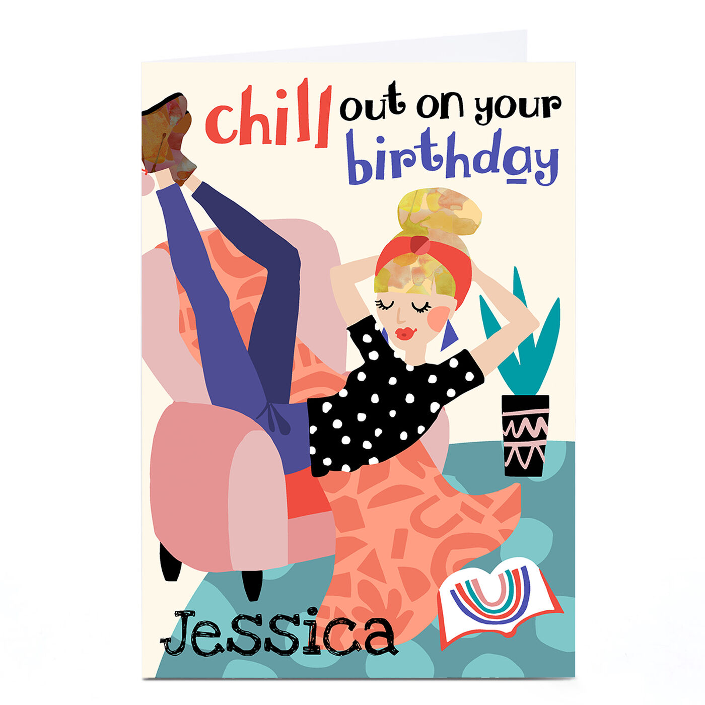 Buy Personalised Bev Hopwood Birthday Card - Chill Out for GBP 2.99 ...