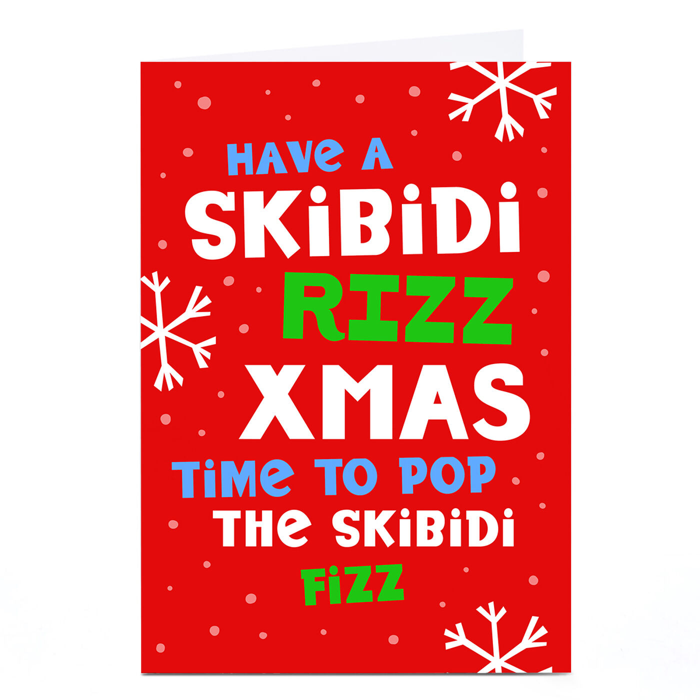 Buy Personalised Christmas Card - Skibidi Rizz Christmas for GBP 1.99 ...