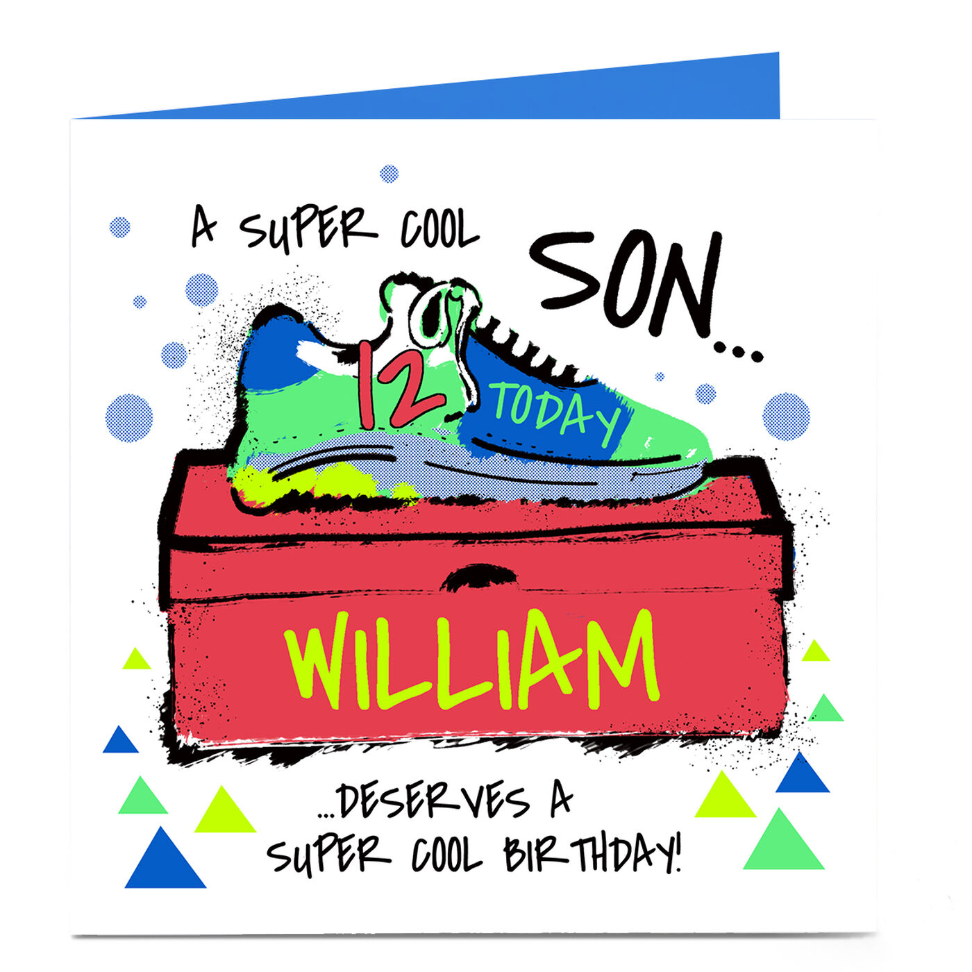 Buy Personalised Birthday Card A Super Cool Editable Age For Gbp