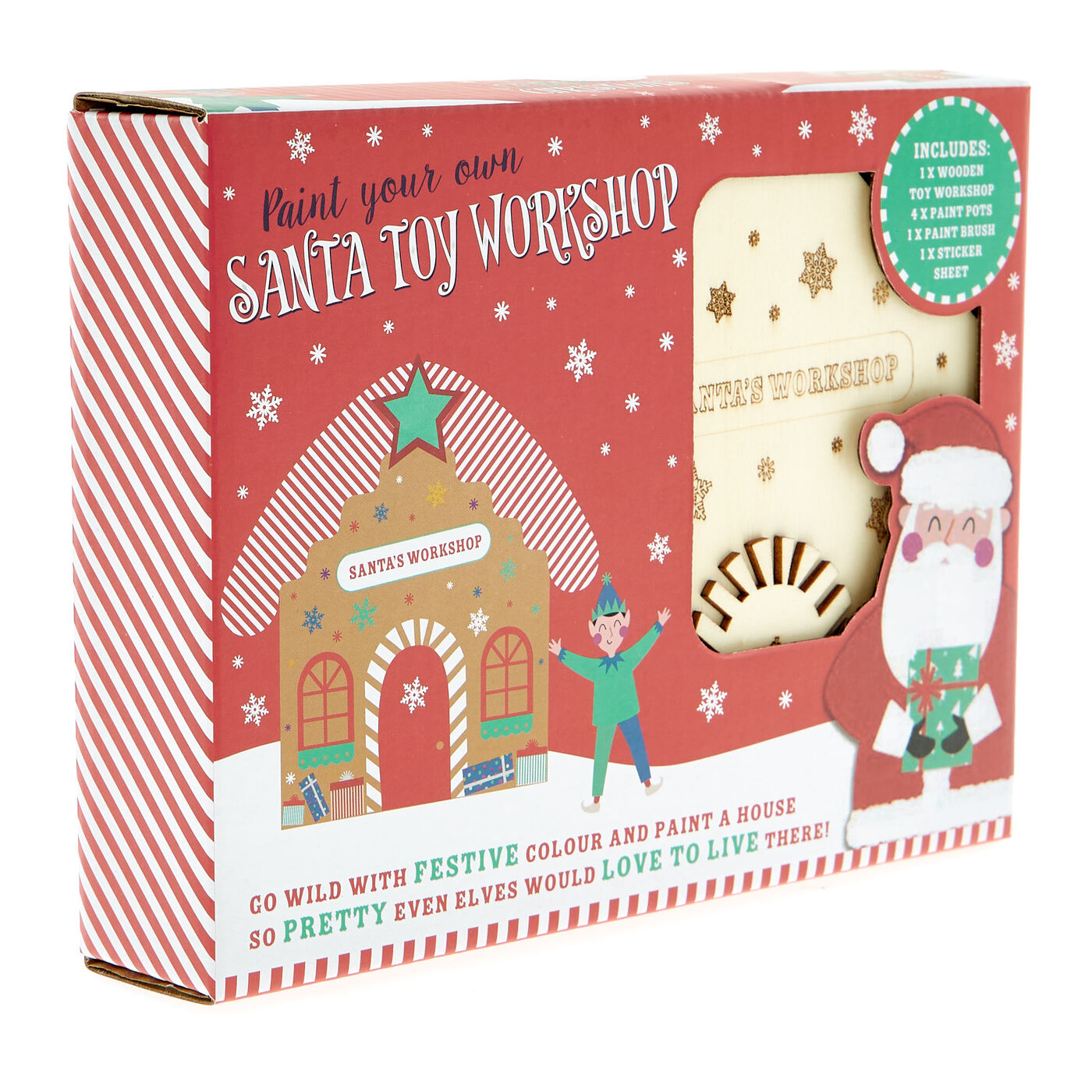 Buy Paint Your Own Santa Toy Workshop for GBP 2.99 | Card Factory UK