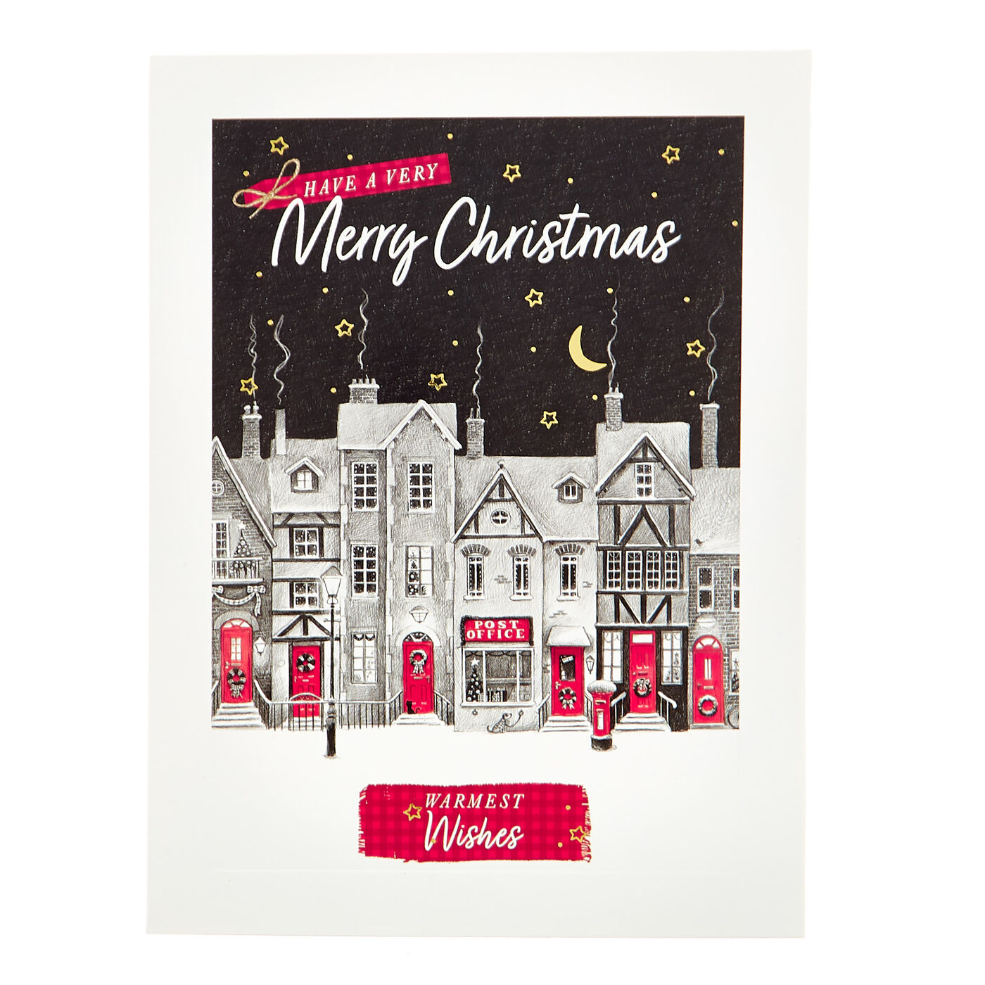 Buy 12 Deluxe Charity Boxed Christmas Cards - Snowy Villages (2 Designs ...