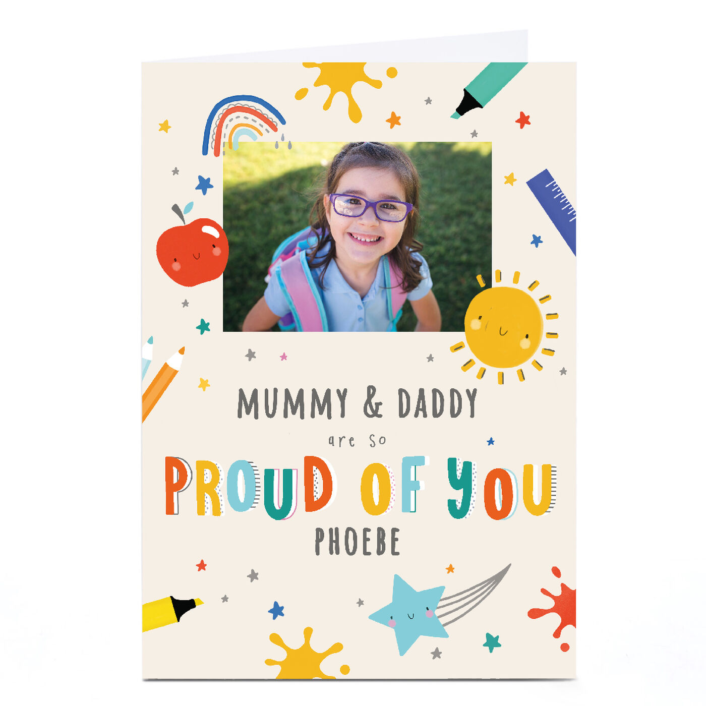Buy Personalised Congratulations School Card - Proud of You for GBP 2. ...