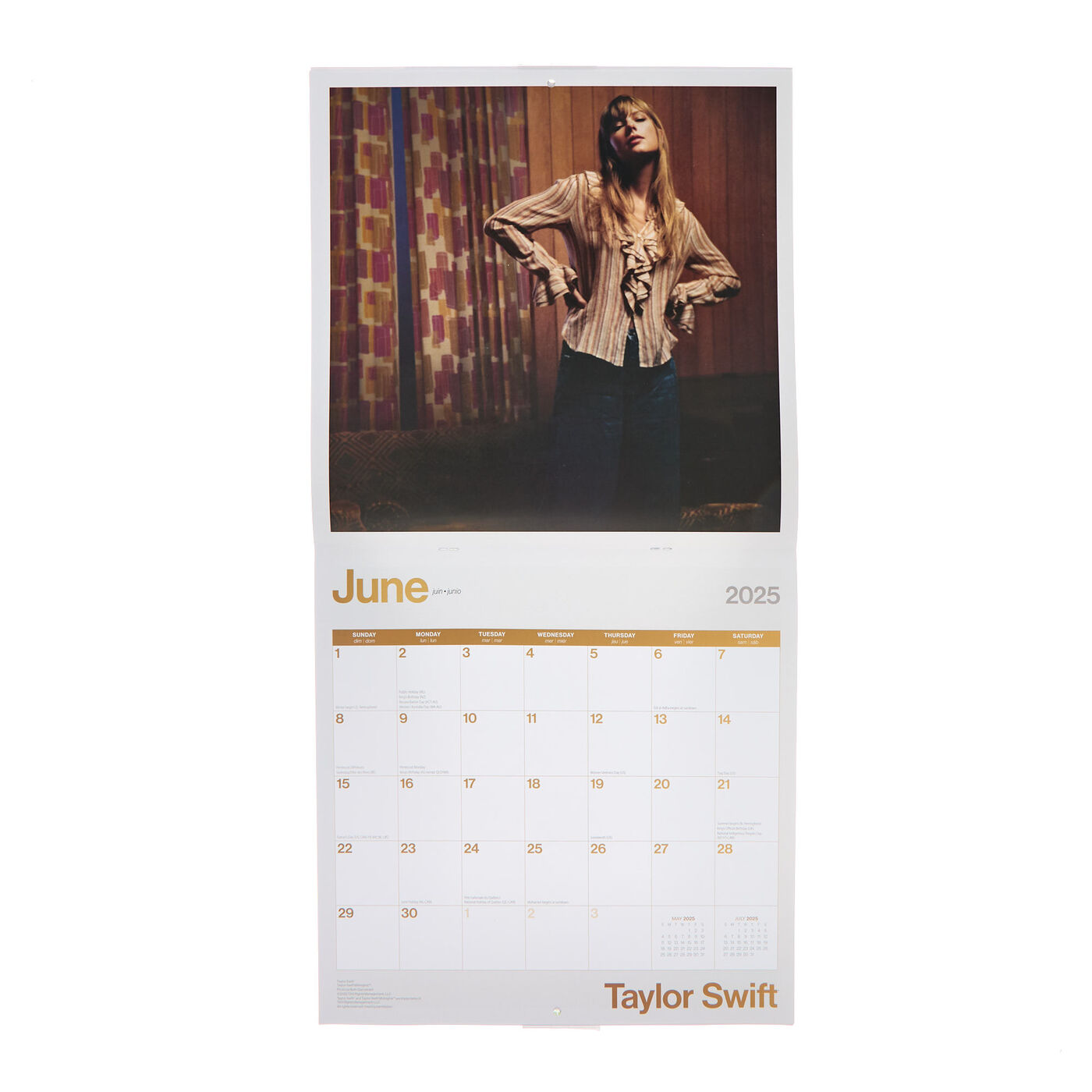 Buy Taylor Swift 2025 16-Month Square Wall Calendar for GBP 4.99 | Card ...
