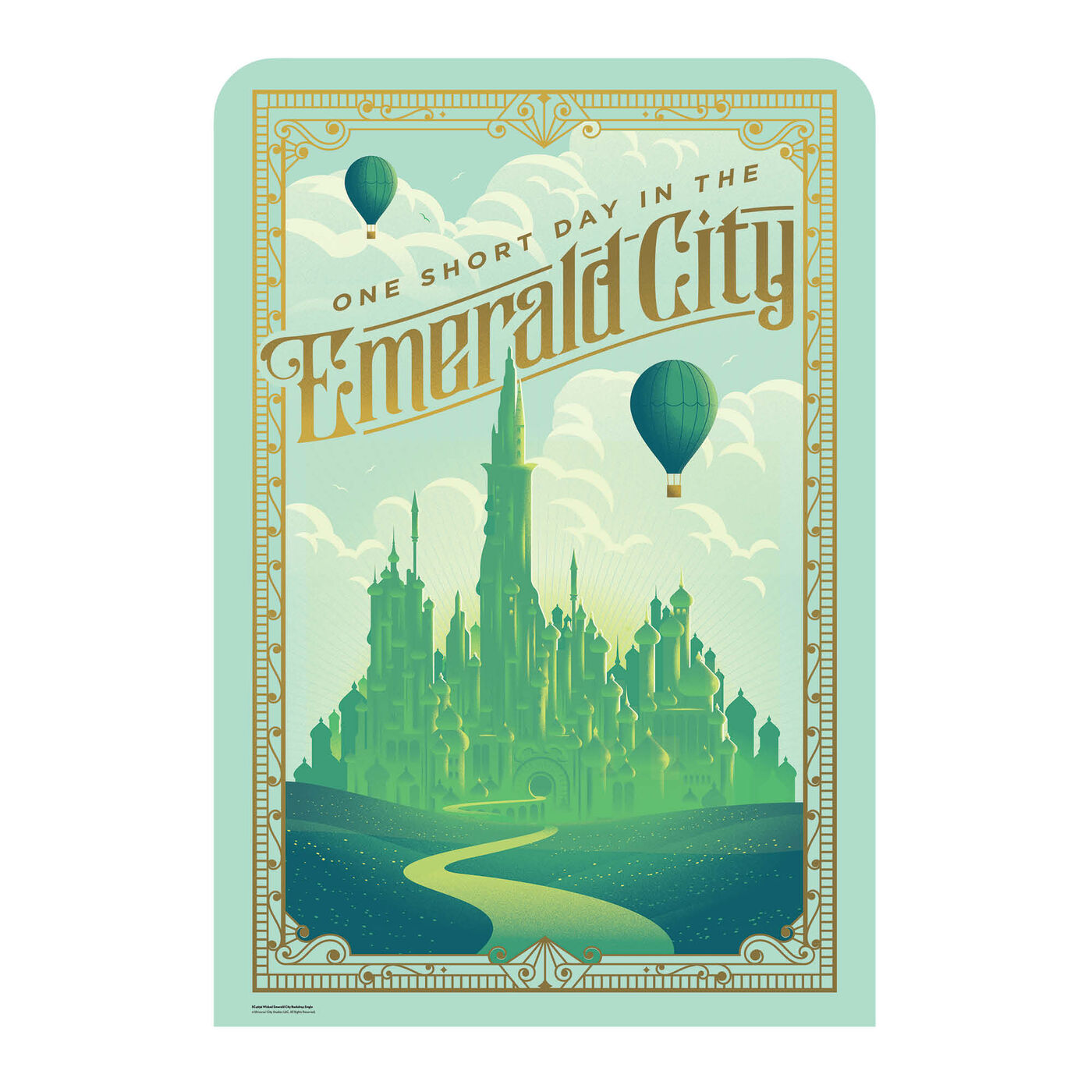 Buy Wicked Emerald City Medium Cardboard Backdrop for GBP 29.99 | Card ...
