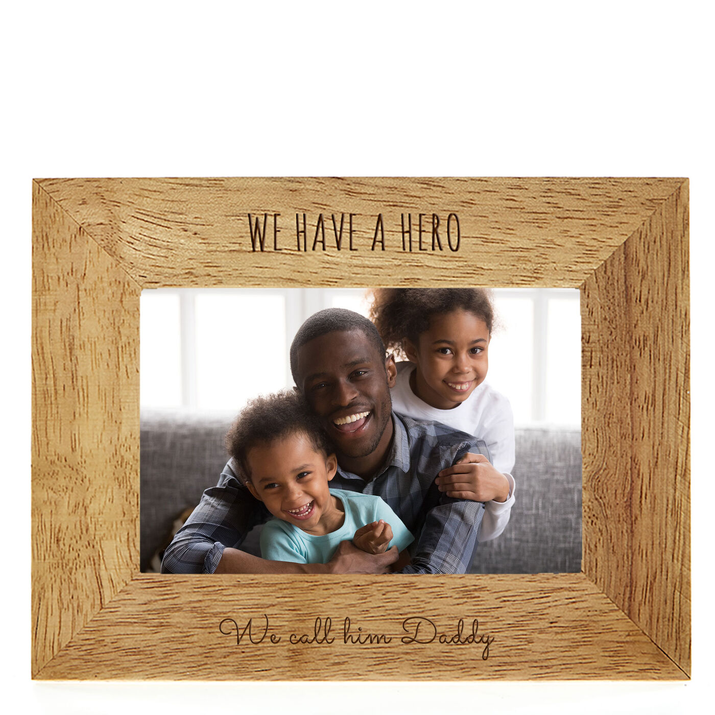 Buy Personalised Wooden Photo Frame - A Hero for GBP 20.99 | Card ...