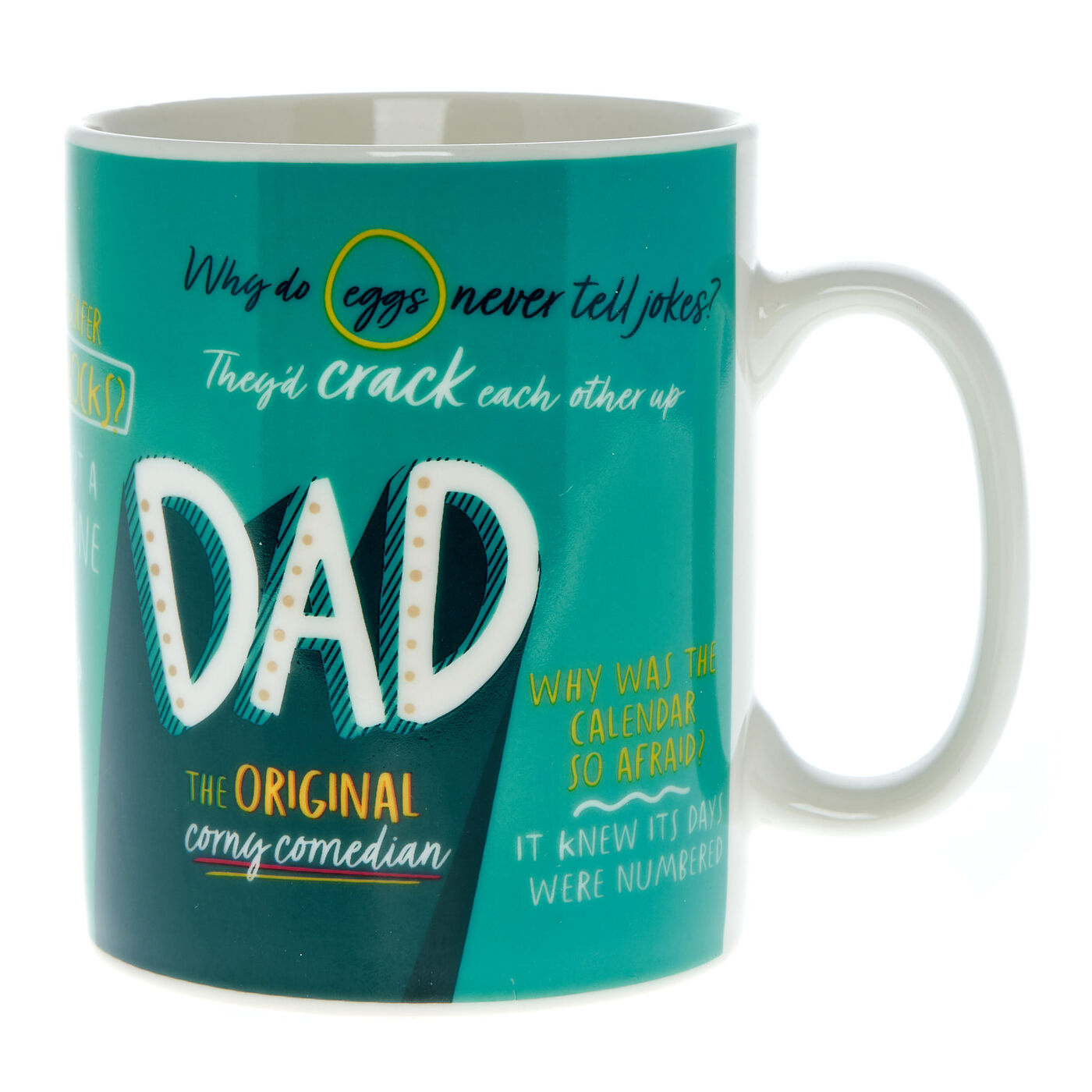 Buy The Original Corny Comedian Giant Dad Jokes Mug for GBP 3.99 | Card ...